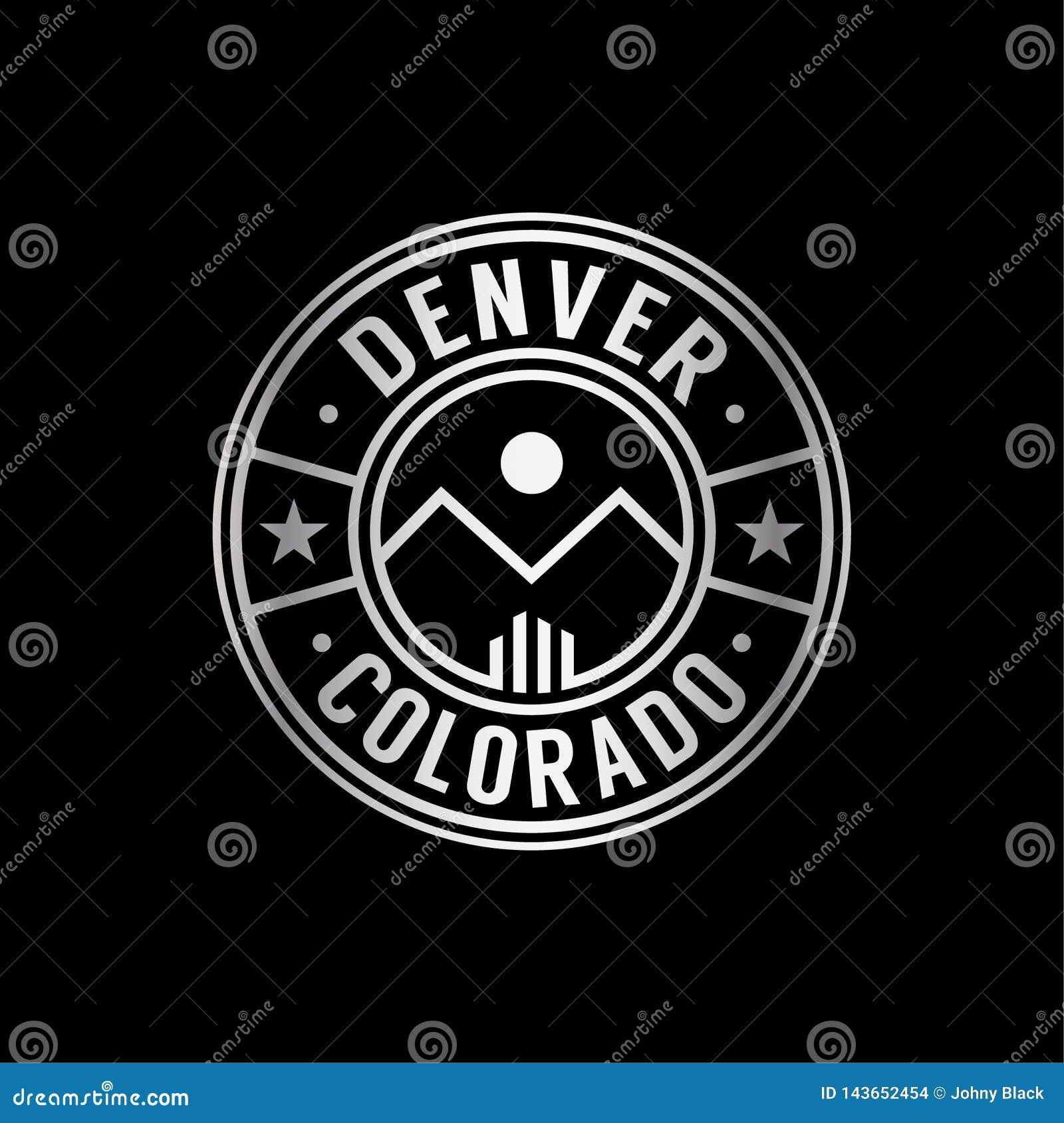 Denver Colorado Logo. Vector and Illustration. Stock Vector ...