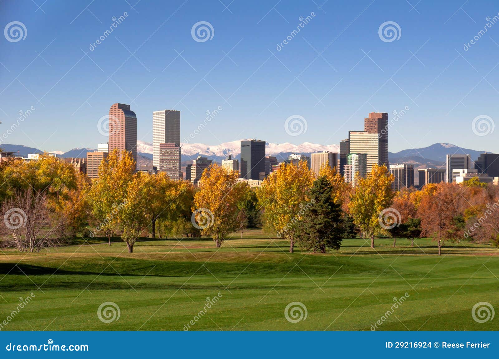 Denver Skyline stock photo. Image of denver, colorado - 29216924