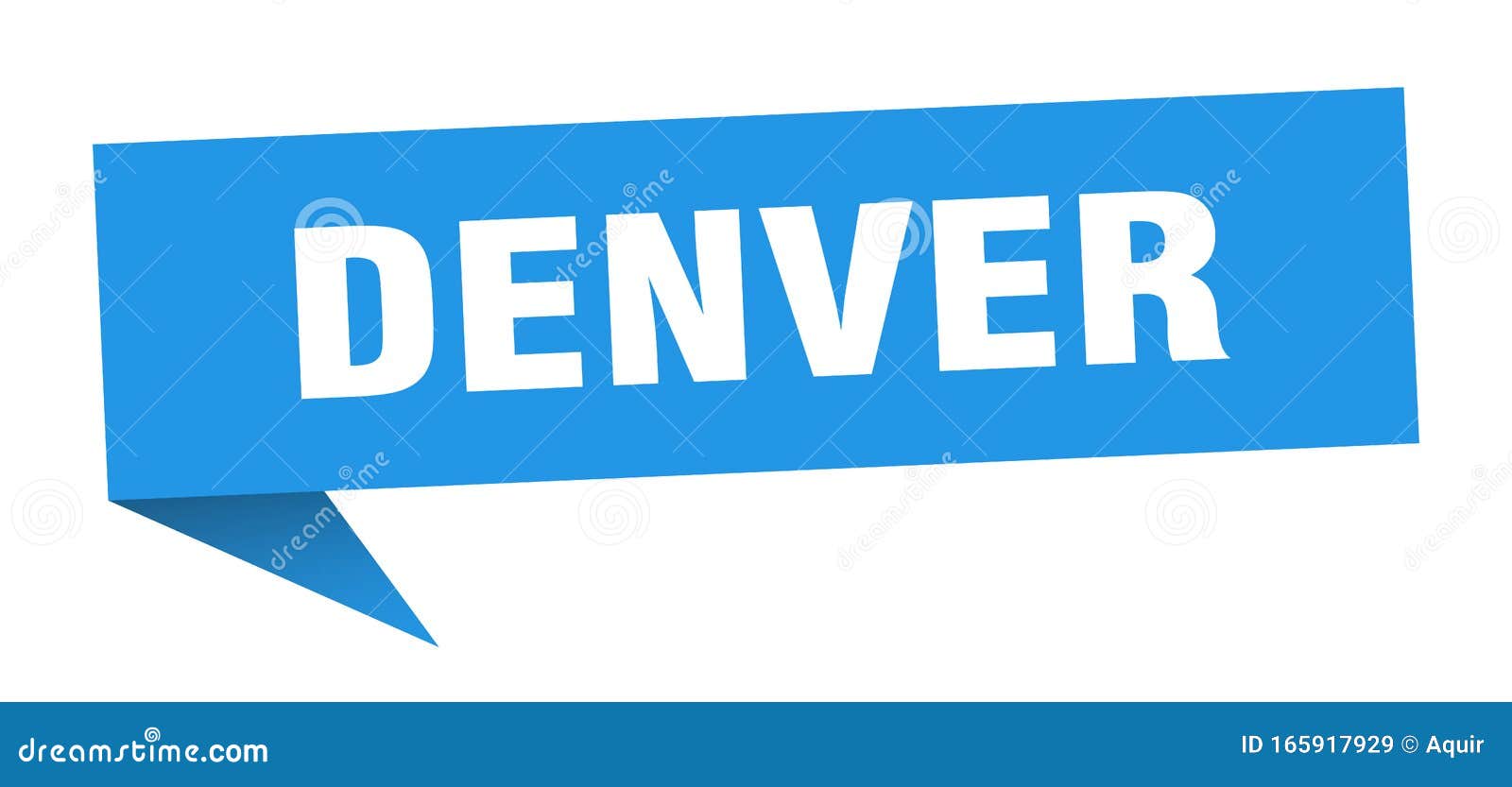 Denver Sticker. Denver Signpost Pointer Sign Stock Vector ...