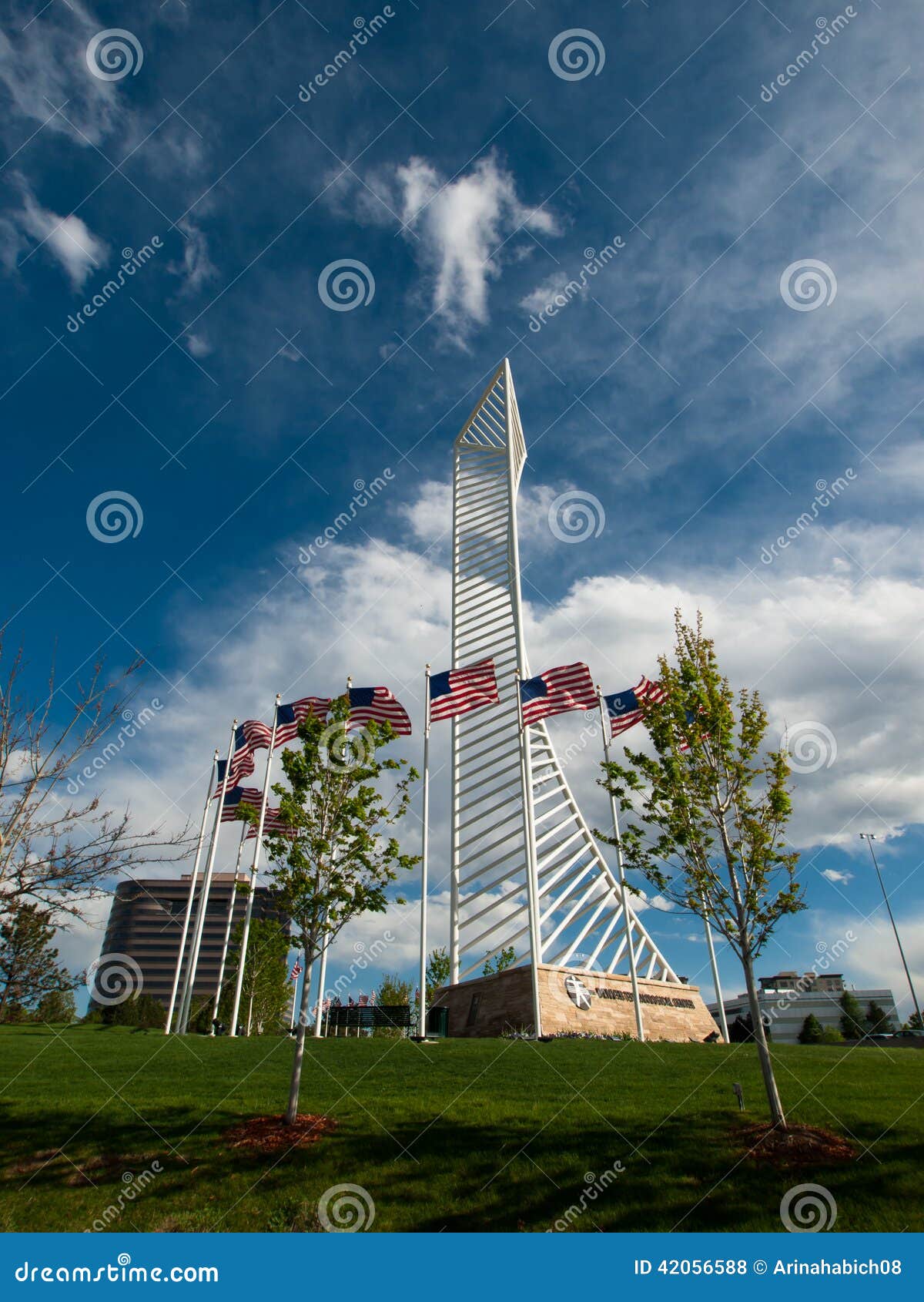 Denver Tech Center Monument Editorial Stock Photo - Image of spring ...