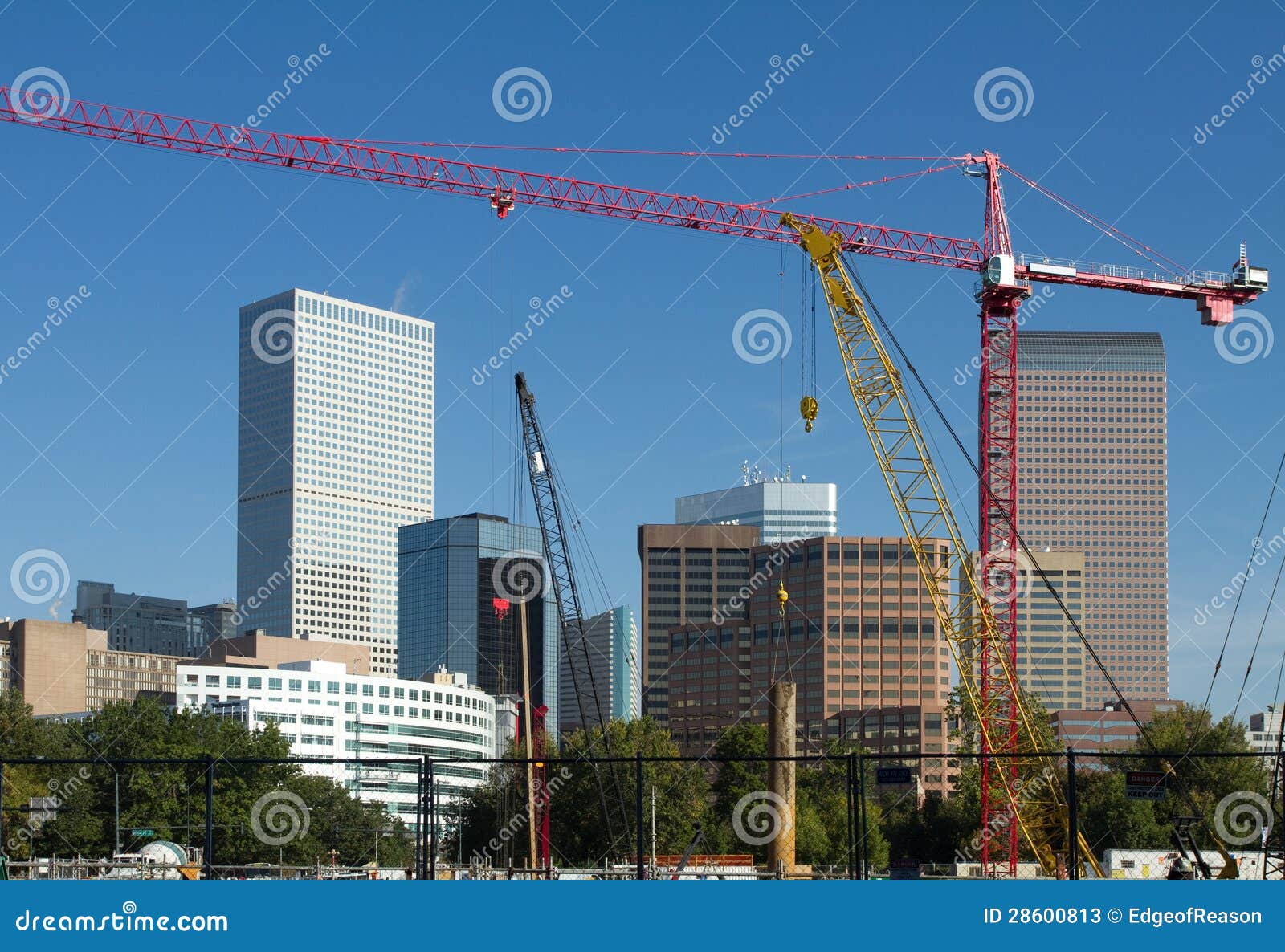 Denver Under Construction stock image. Image of building - 28600813