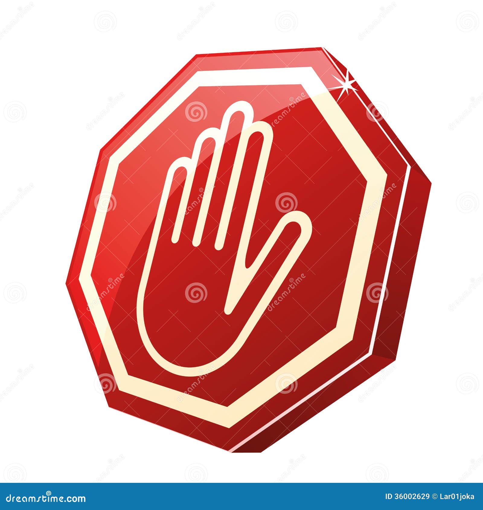 Deny signal stock vector. Illustration of permit, light - 36002629