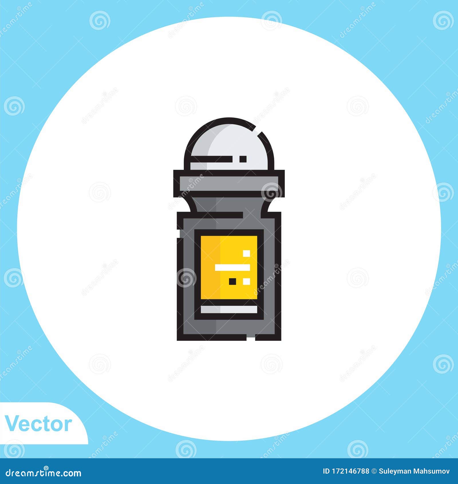 Deodorant Flat Vector Icon Sign Symbol Stock Illustration ...