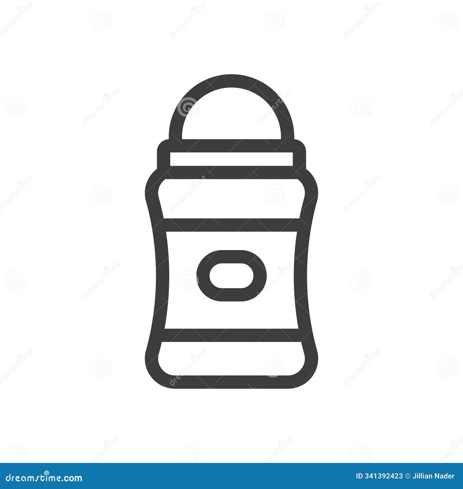 Deodorant Icon Simple Outline Vector Logo Stock Vector - Illustration of scent, pictogram: 341392423