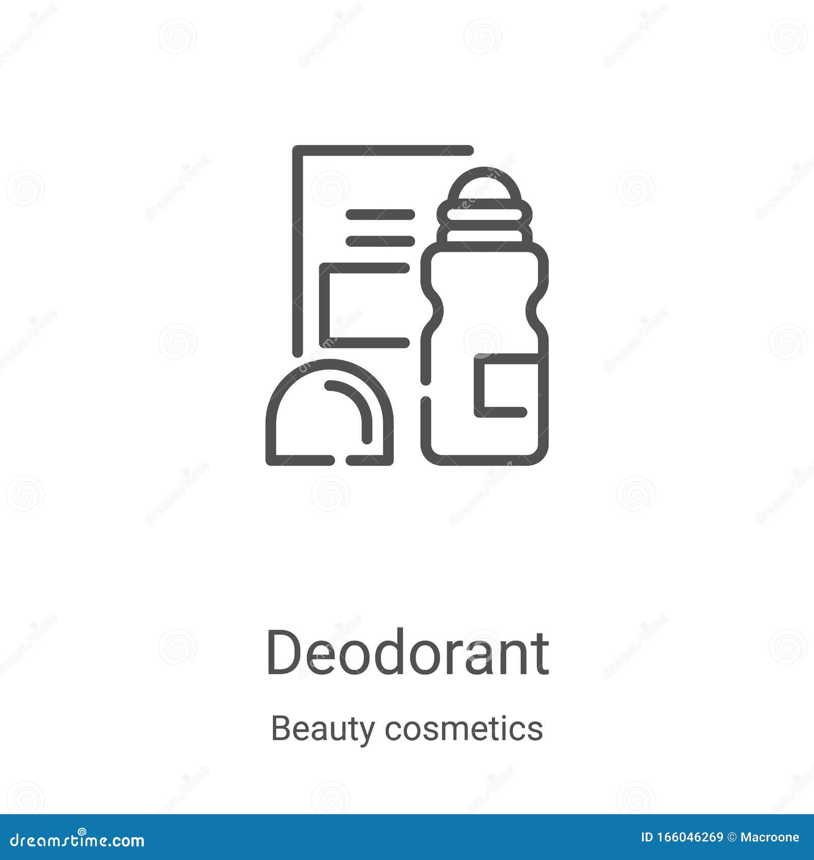 Deodorant Linear Icon. Modern Outline Deodorant Logo Concept On Vector ...