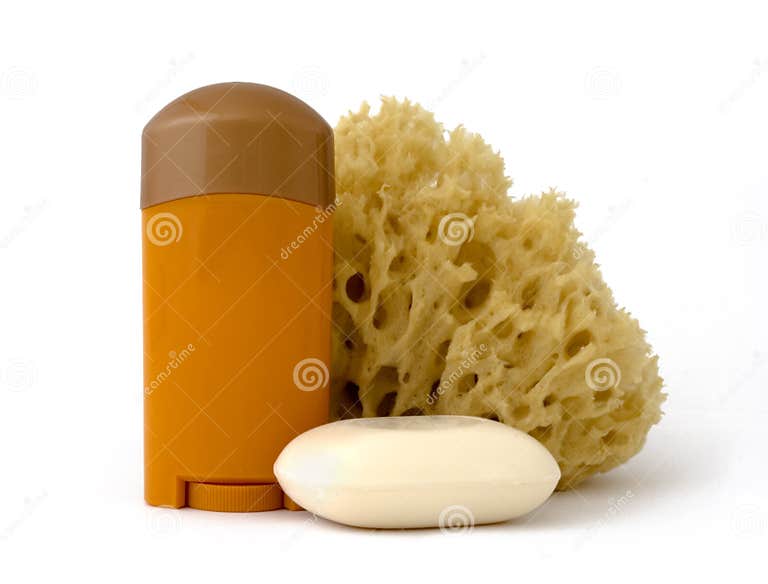Deodorant, sponge and soap stock photo. Image of sponge - 2848920
