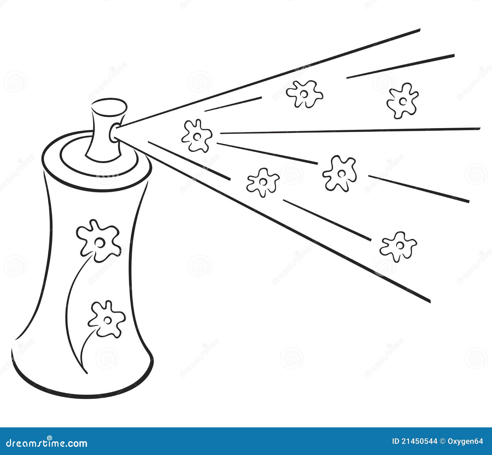 Deodorant symbol stock vector. Illustration of paint - 21450544