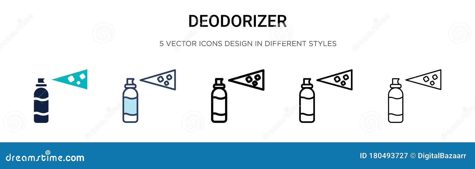 Deodorizer Icon in Filled, Thin Line, Outline and Stroke Style. Vector ...