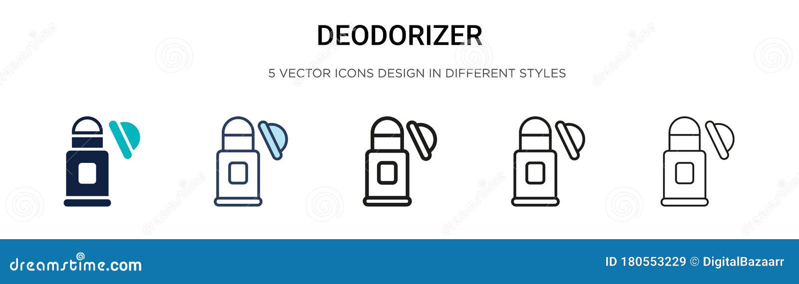Deodorizer Icon in Filled, Thin Line, Outline and Stroke Style. Vector ...