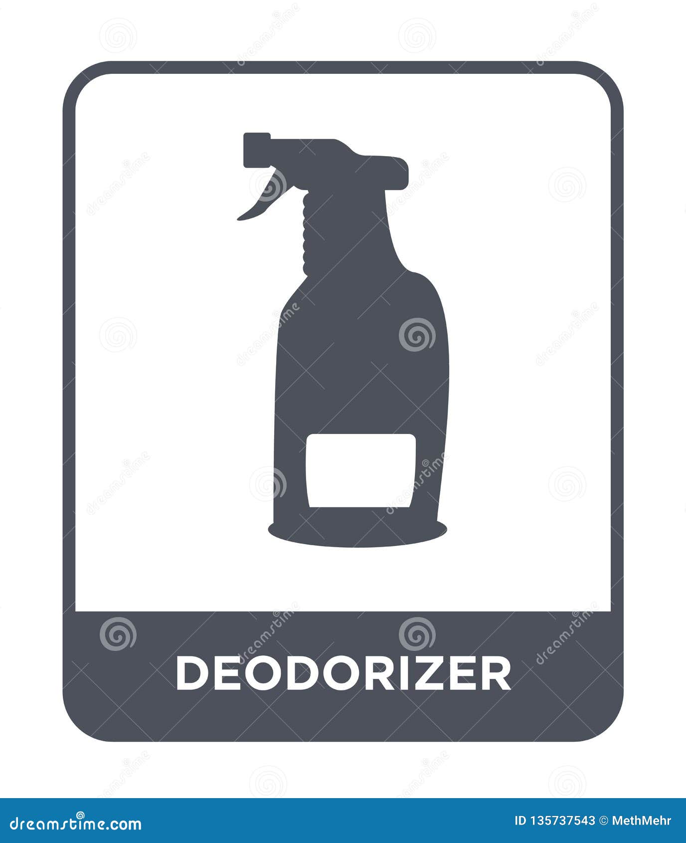Deodorizer Icon in Trendy Design Style. Deodorizer Icon Isolated on ...