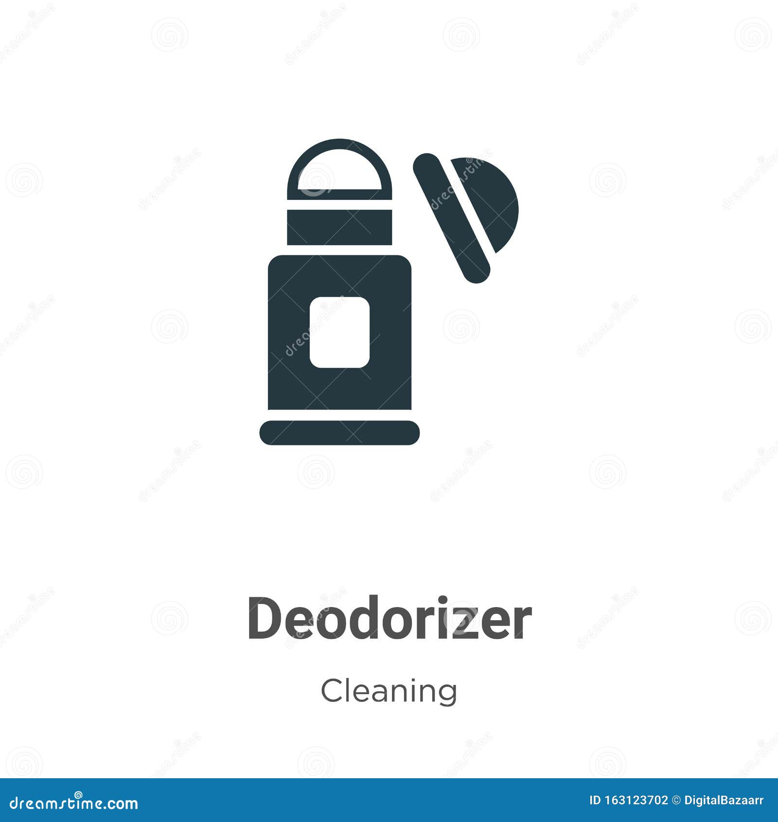 Deodorizer Vector Icon on White Background. Flat Vector Deodorizer Icon ...