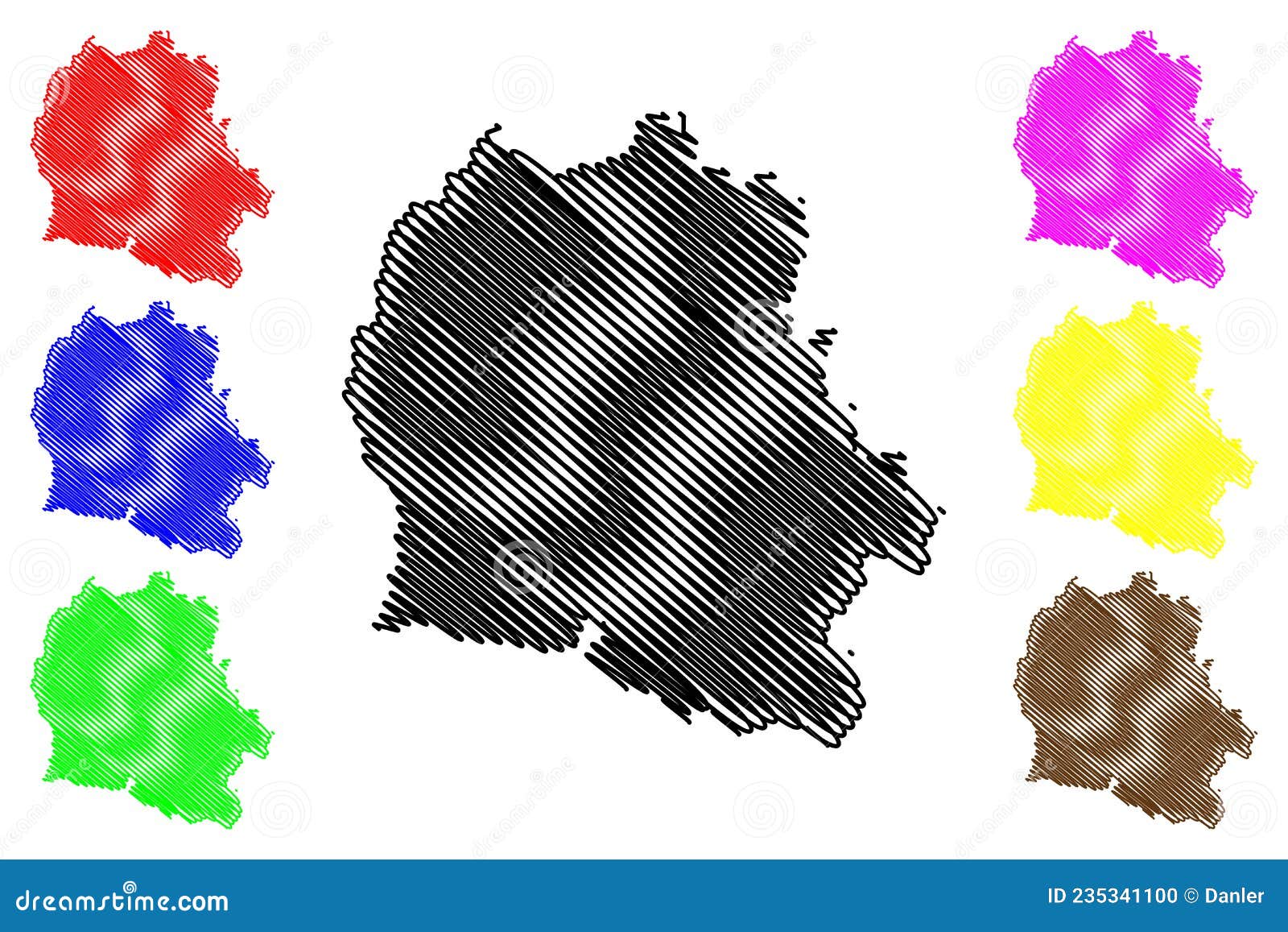 Deoghar City Of India Map Vector Illustration, Vector Template With ...