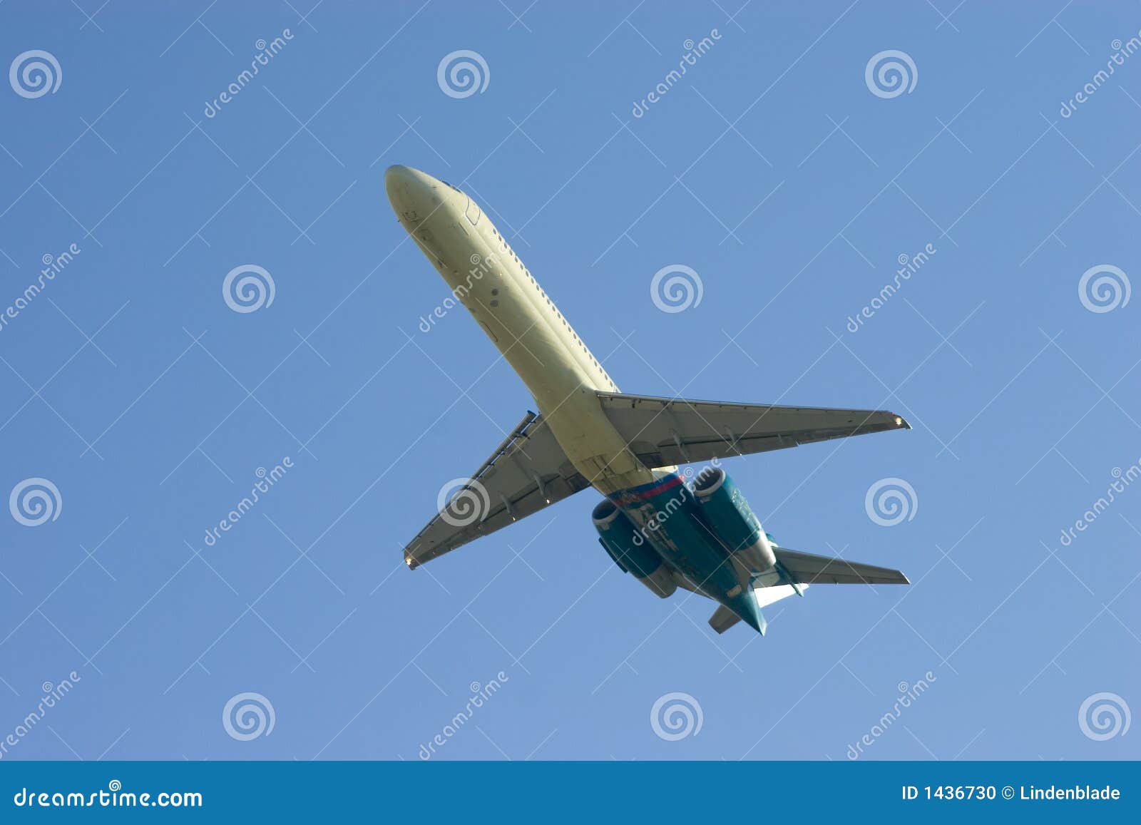 Departing Airliner stock photo. Image of delay, boeing - 1436730