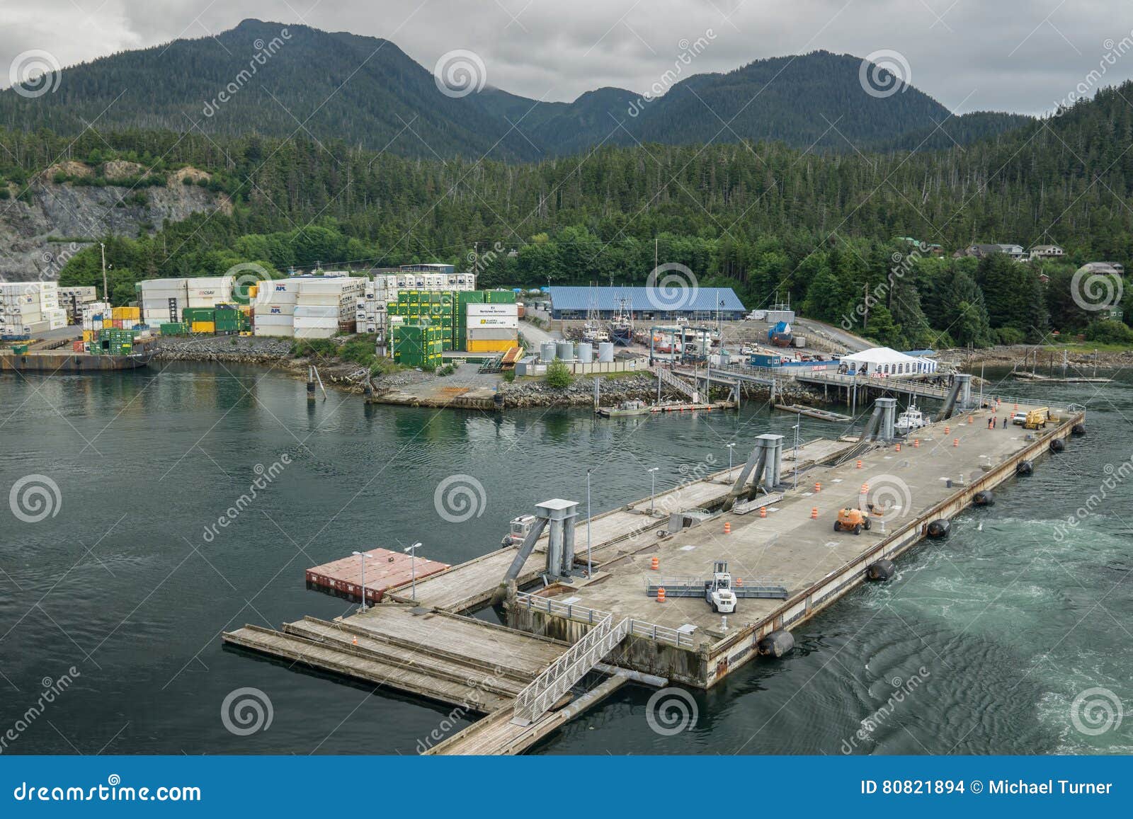 Departing Sitka editorial stock image. Image of coastlne - 80821894