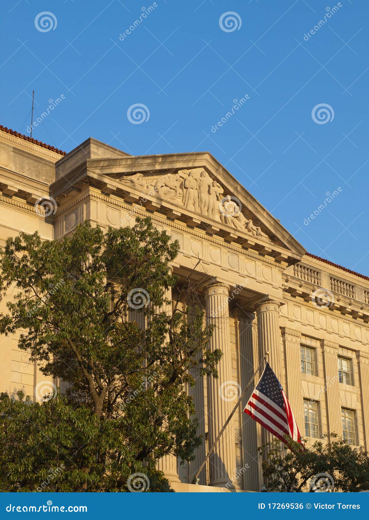 Department of Commerce Building Stock Photo - Image of classic, states ...