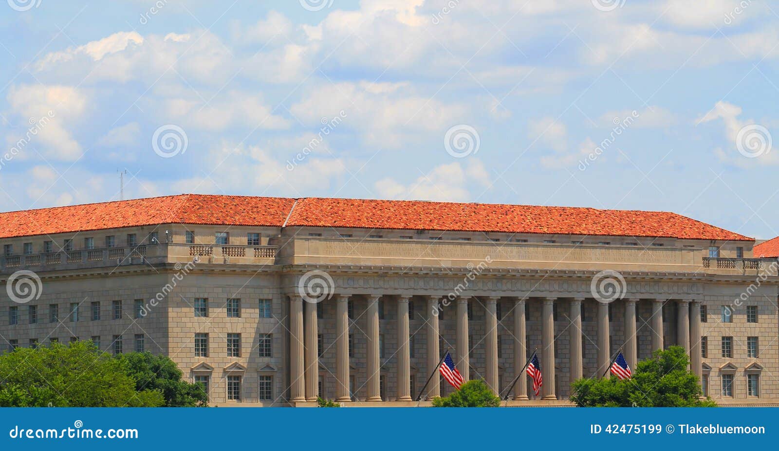 Department of Commerce in DC Stock Image - Image of washington, summer ...
