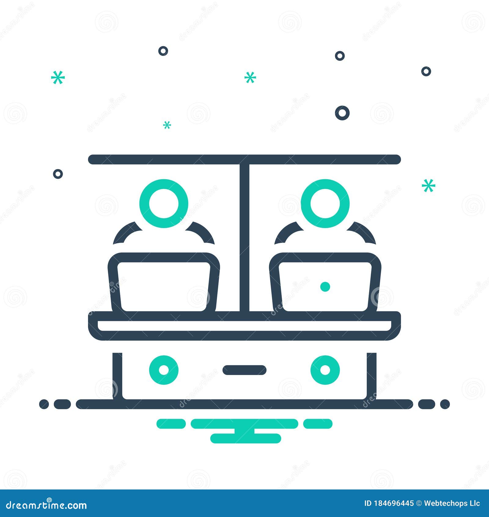 Mix Icon for Department, Division and Section Stock Vector ...