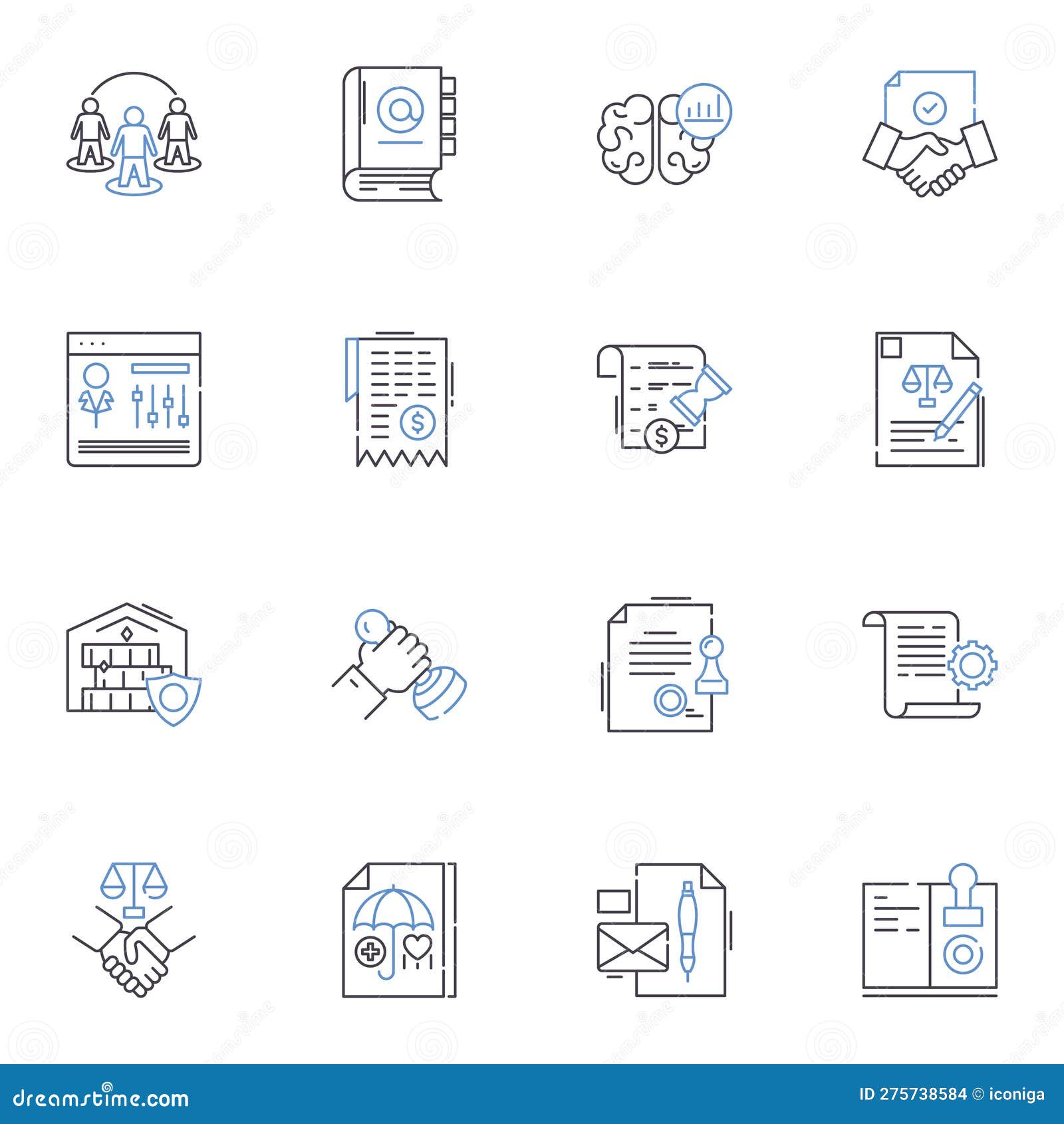 It Department Line Icons Collection. Technology, Software, Nerk ...