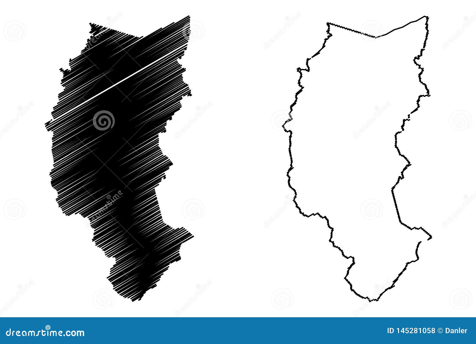 Department of Puno Map Vector Stock Vector - Illustration of peru ...