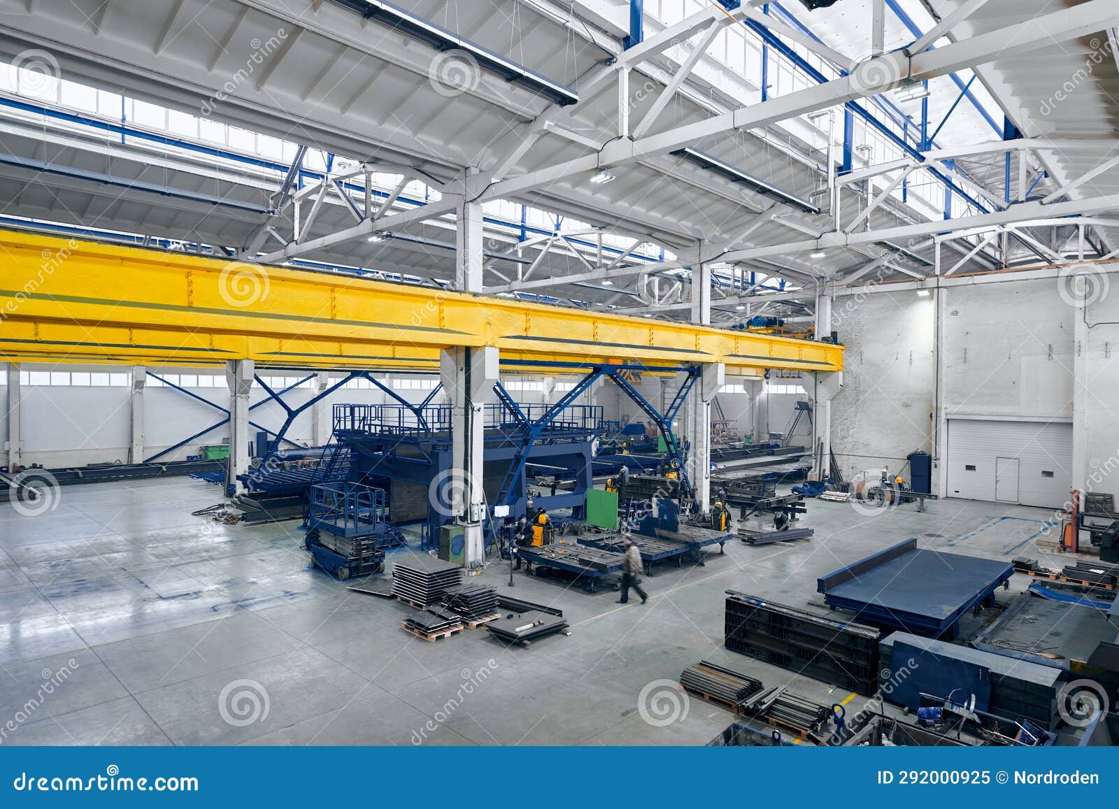 Department of Small Details Welding and Assembling at Plant Stock Image ...