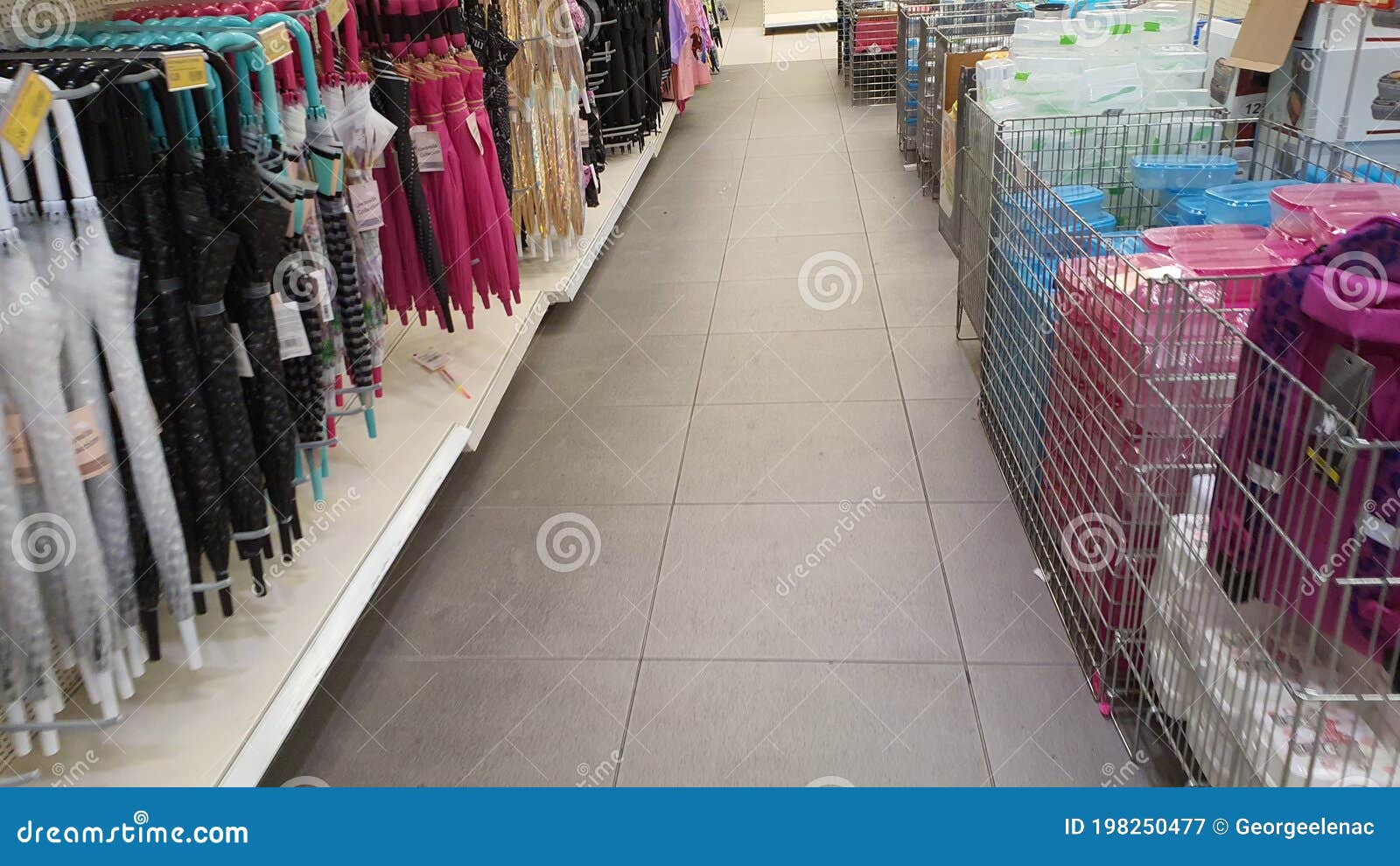 Department Store Aisles and Shelves Stock Image - Image of aisle ...