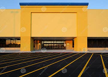 Department Store at Twilight Stock Image - Image of exterior, entrance ...