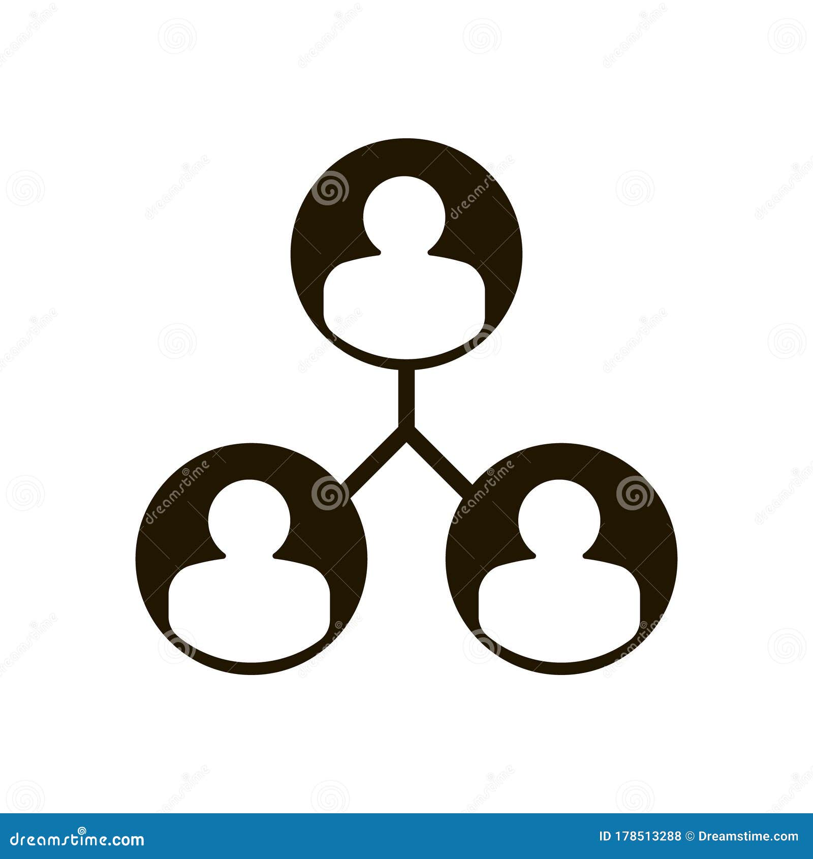 Department Structure Icon in Trendy Flat Style Isolated. Eps 10. Stock ...