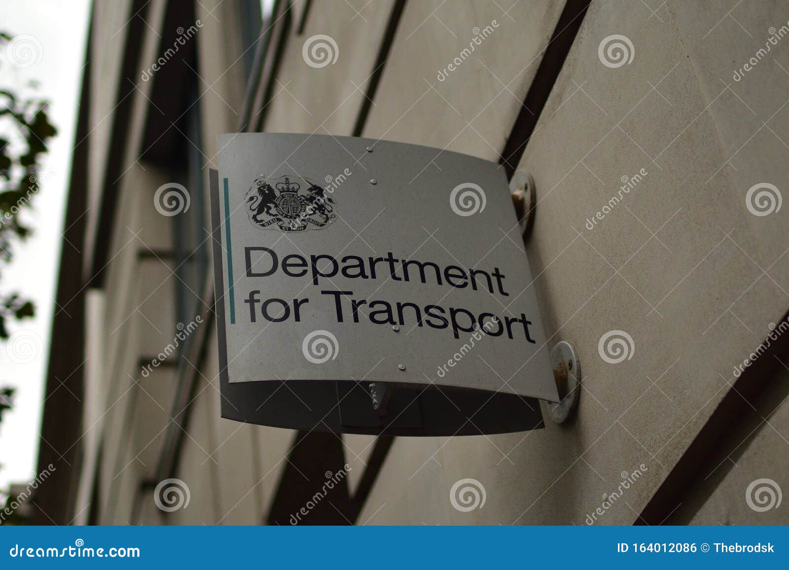 Department for Transport Sign Editorial Photo - Image of united ...