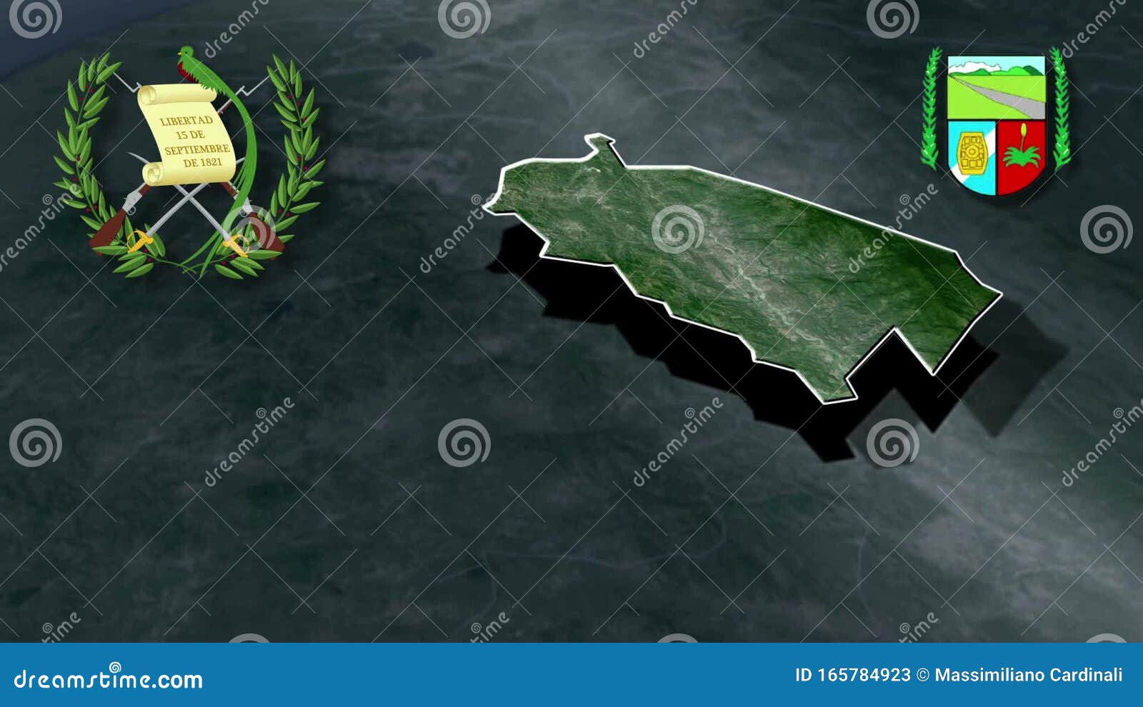 El Progreso - Physical Map of the Globe Animation Map Stock Video ...