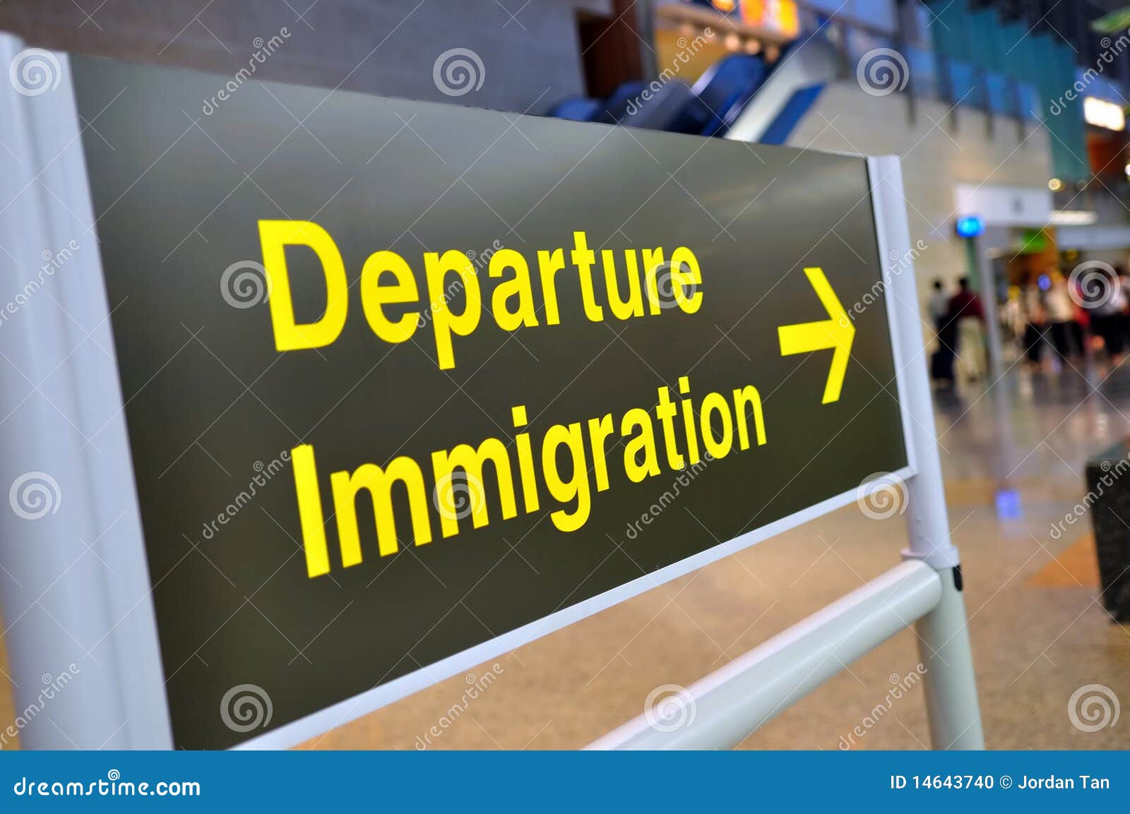 Departure immigration stock photo. Image of hall, direction - 14643740