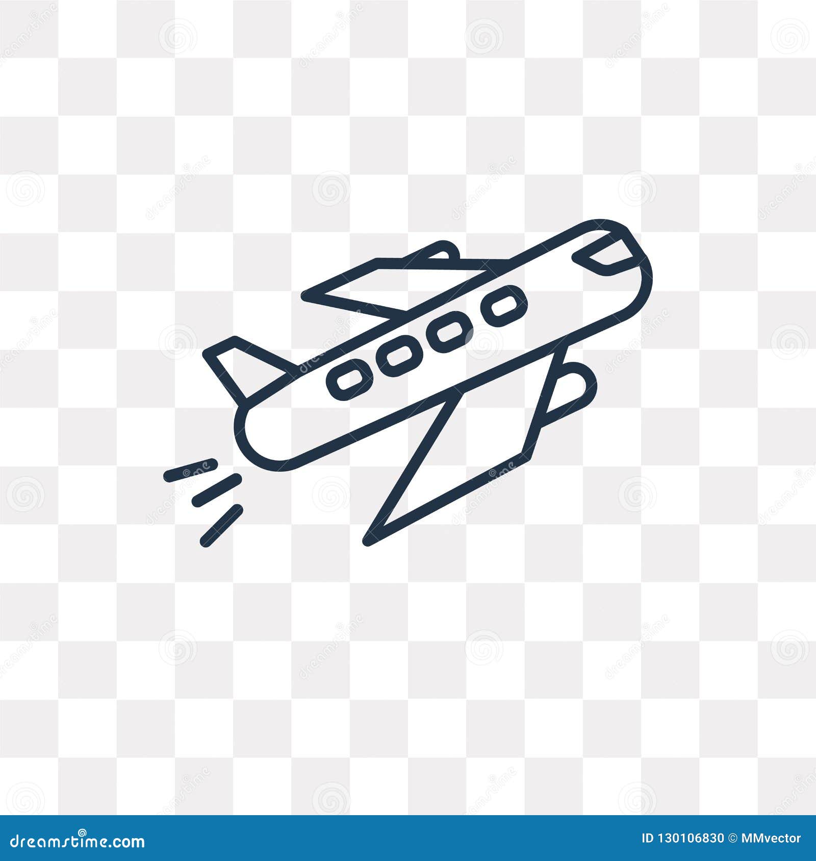 Departures Flights Vector Icon Isolated on Transparent Background ...