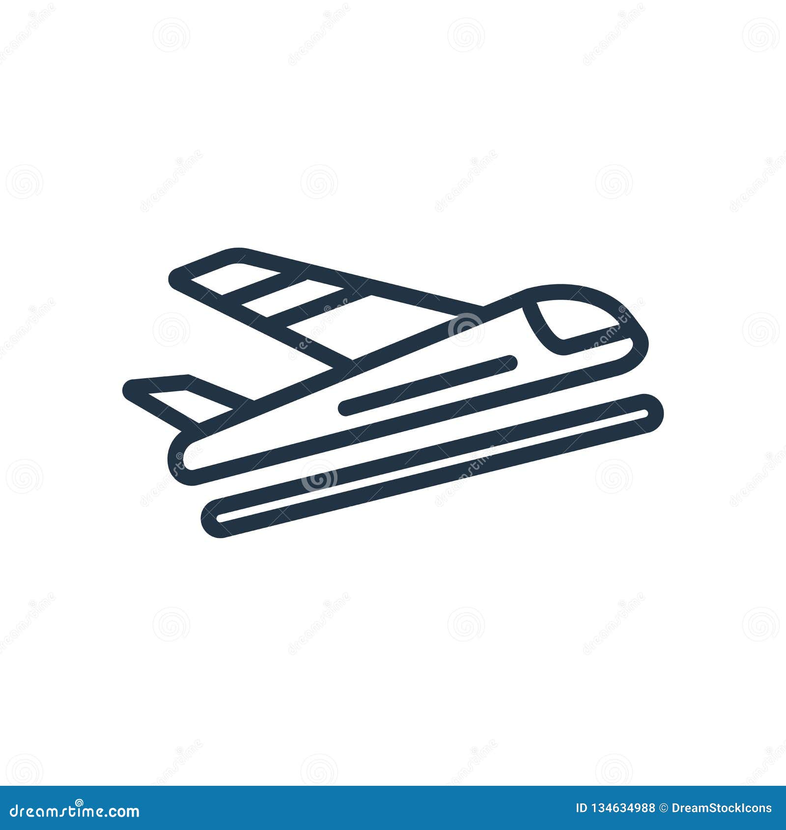 Departures Icon Vector Isolated on White Background, Departures Sign ...