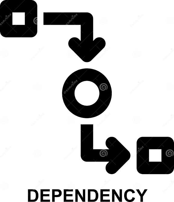 Dependency, Dependencies, Dependent, Path, Plan, Steps Outline Icon ...