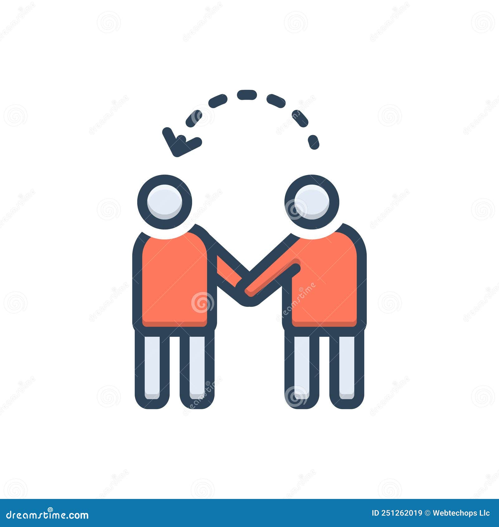 Color Illustration Icon for Depends, Dependent and Incumbent Stock ...