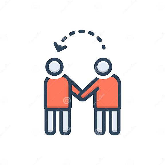 Color Illustration Icon for Depends, Dependent and Incumbent Stock ...