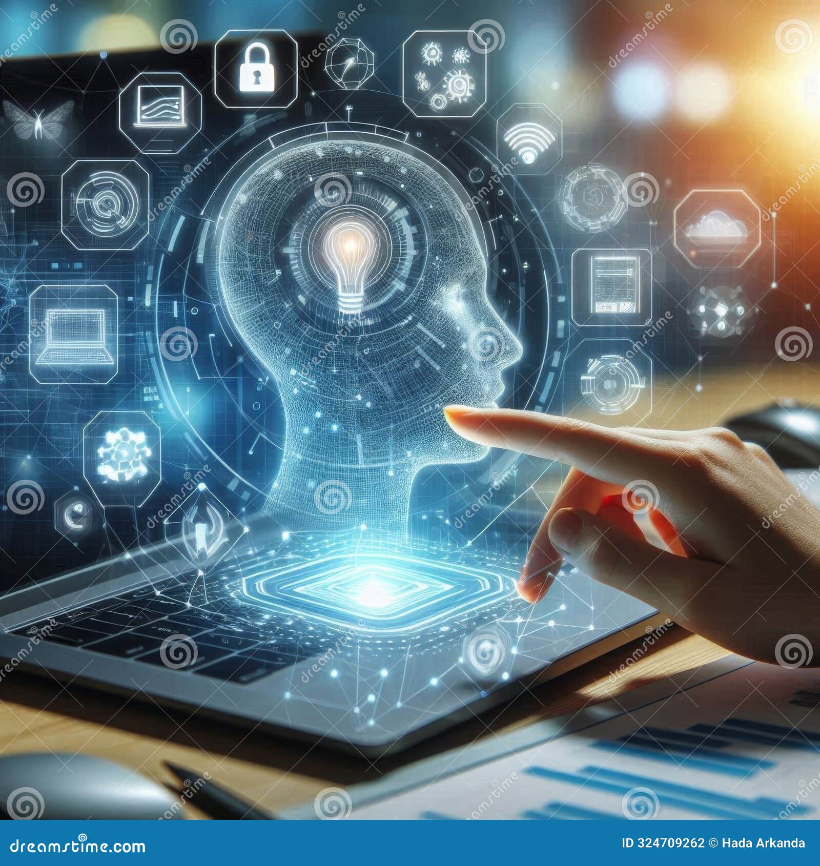 Depict the Concept of Artificial Intelligence, Automation, and Modern ...