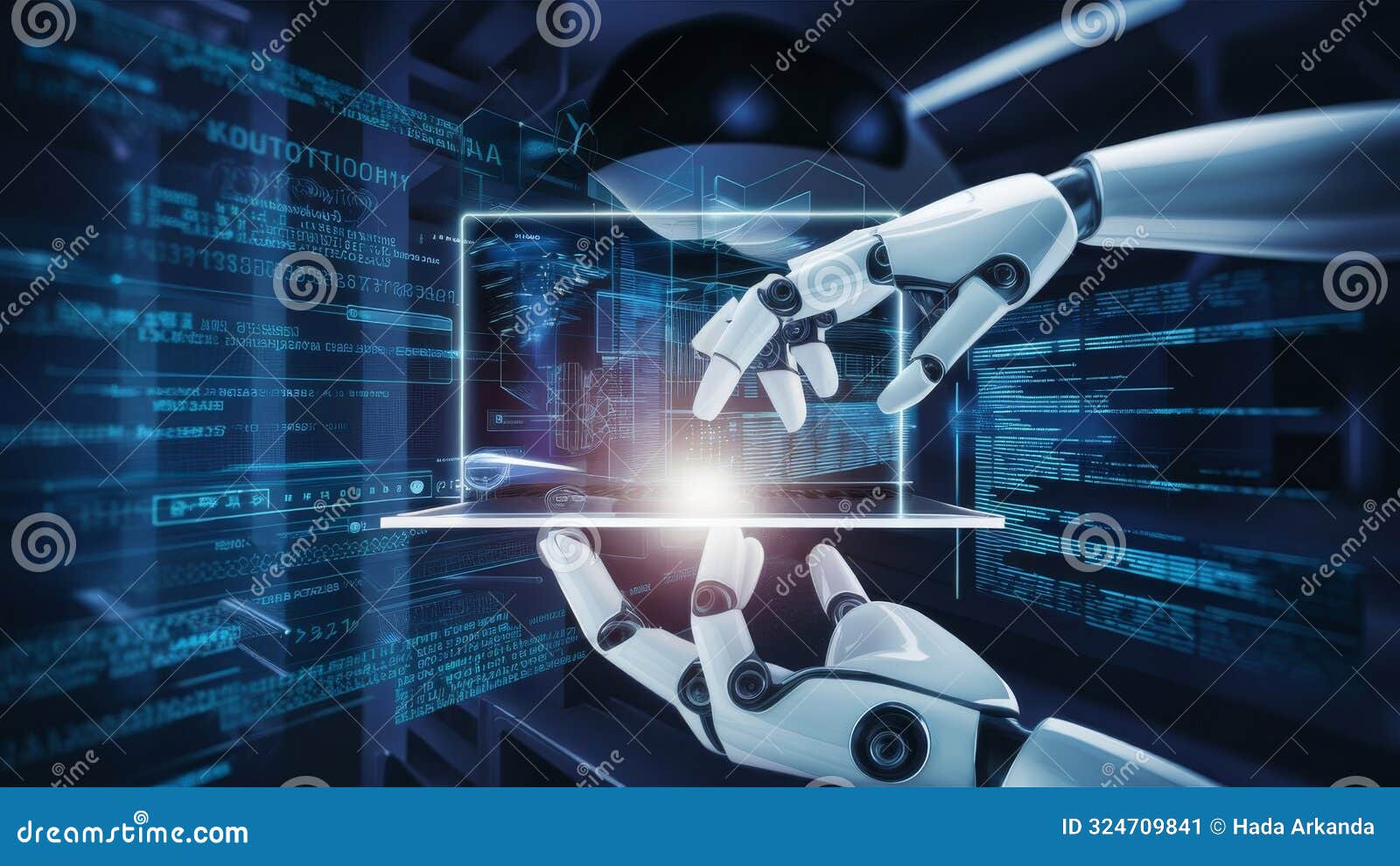 Depict the Concept of Artificial Intelligence, Automation, and Modern ...