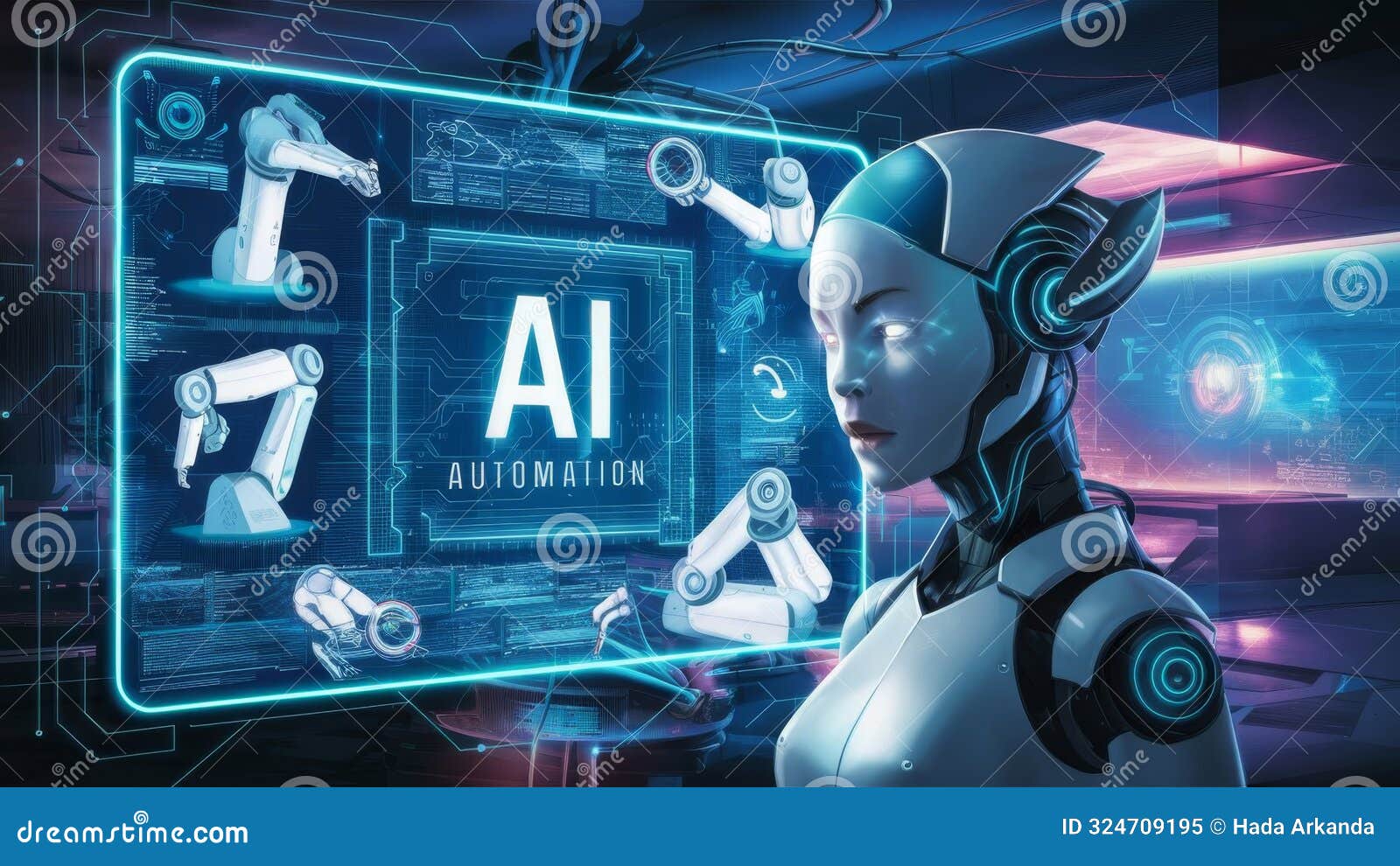 Depict the Concept of Artificial Intelligence, Automation, and Modern ... Depict the Concept of Artificial Intelligence, Automation, and Modern ...