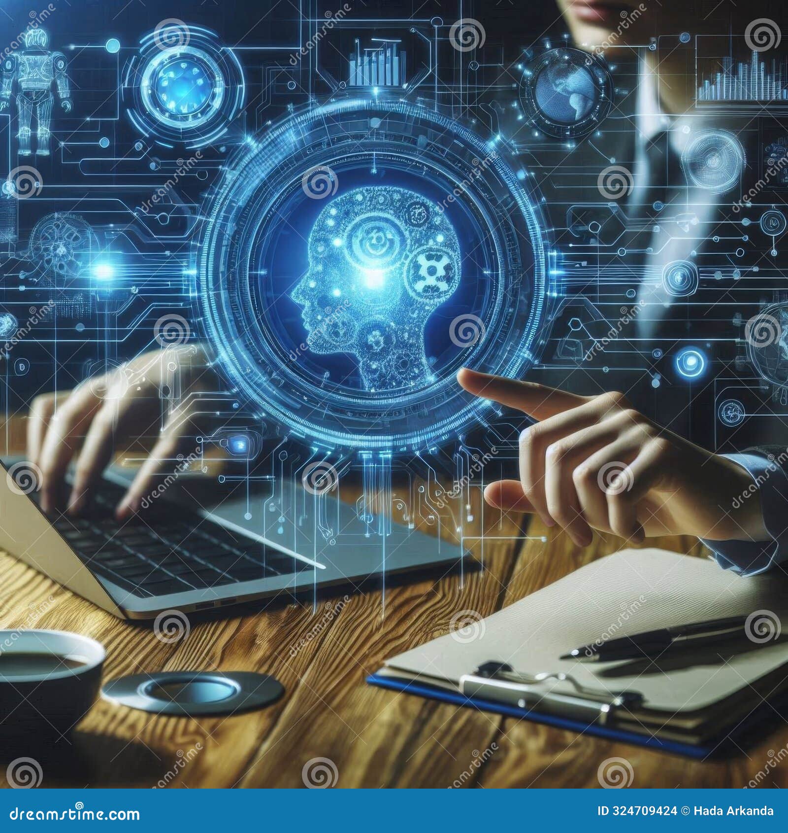 Depict the Concept of Artificial Intelligence, Automation, and Modern ... Depict the Concept of Artificial Intelligence, Automation, and Modern ...