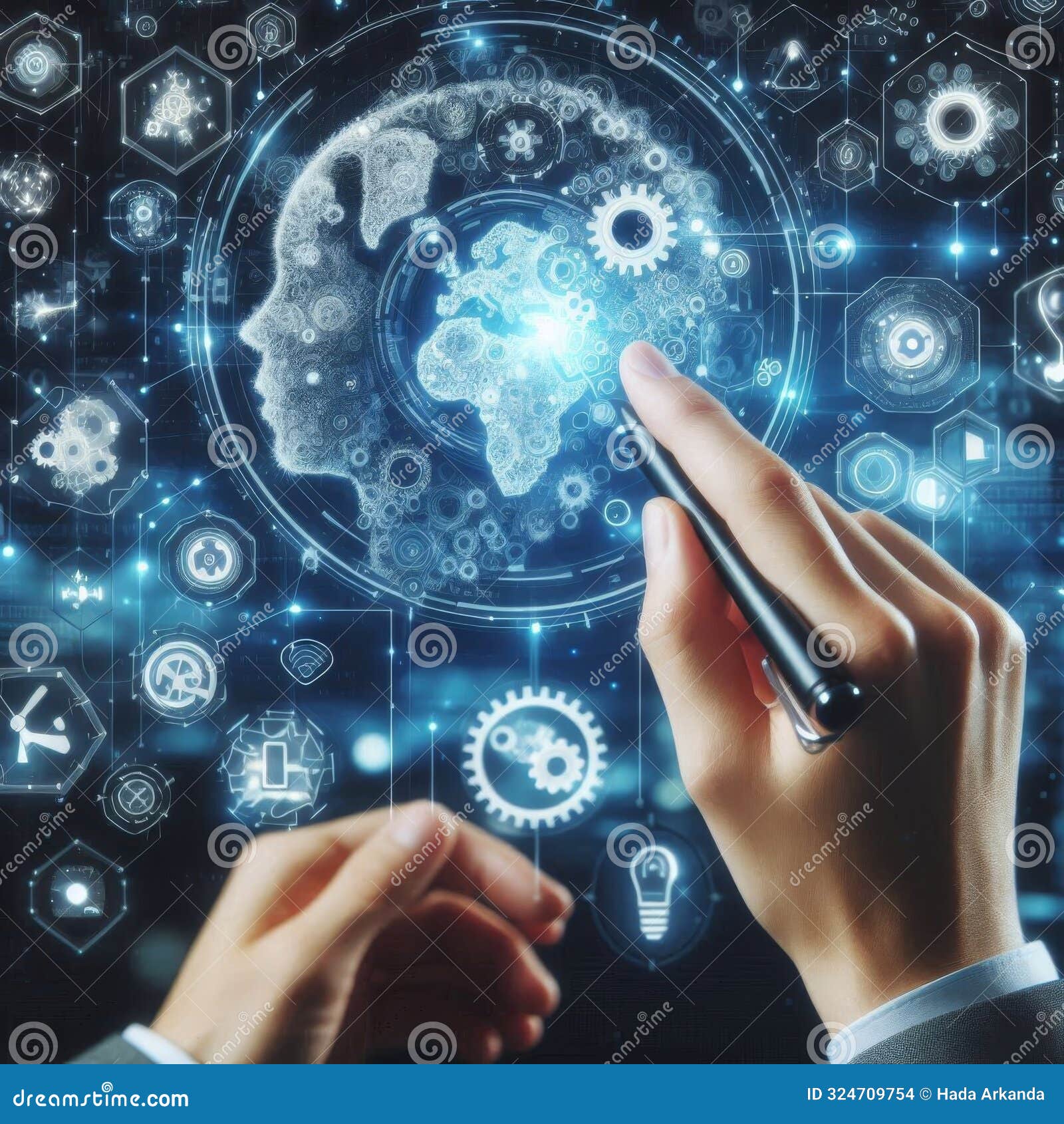 Depict the Concept of Artificial Intelligence, Automation, and Modern ... Depict the Concept of Artificial Intelligence, Automation, and Modern ...