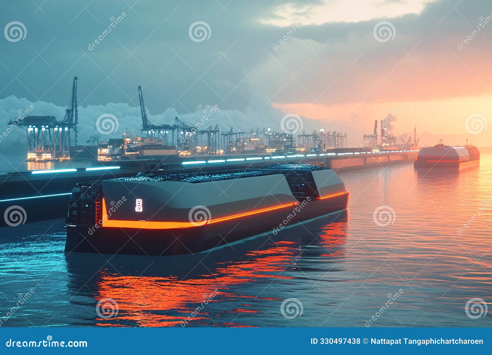 Depicting the Future of Shipping, Autonomous Cargo Ships in a Smart ...