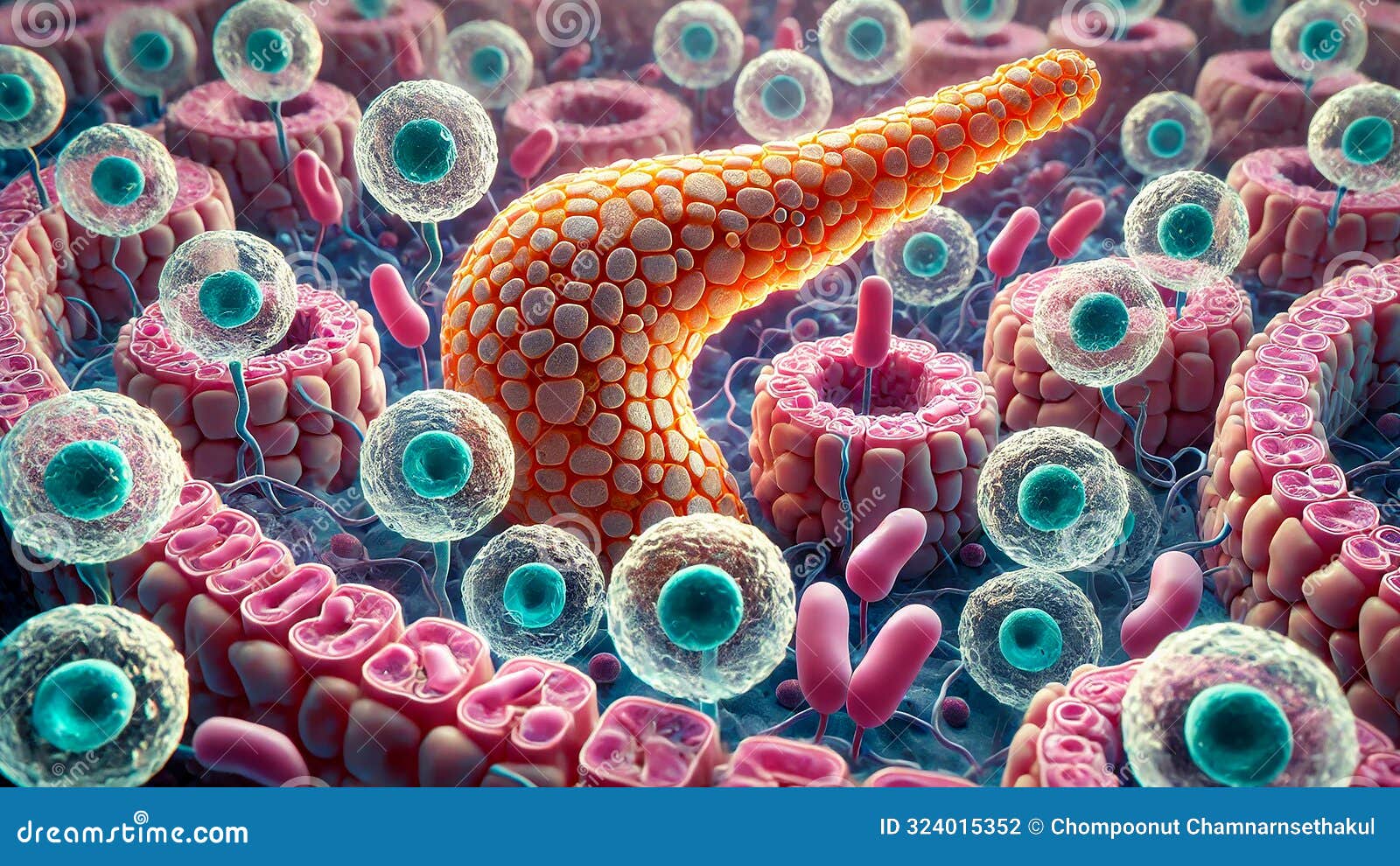 Depicting Stem Cells Differentiating into Insulin-producing Cells for ...