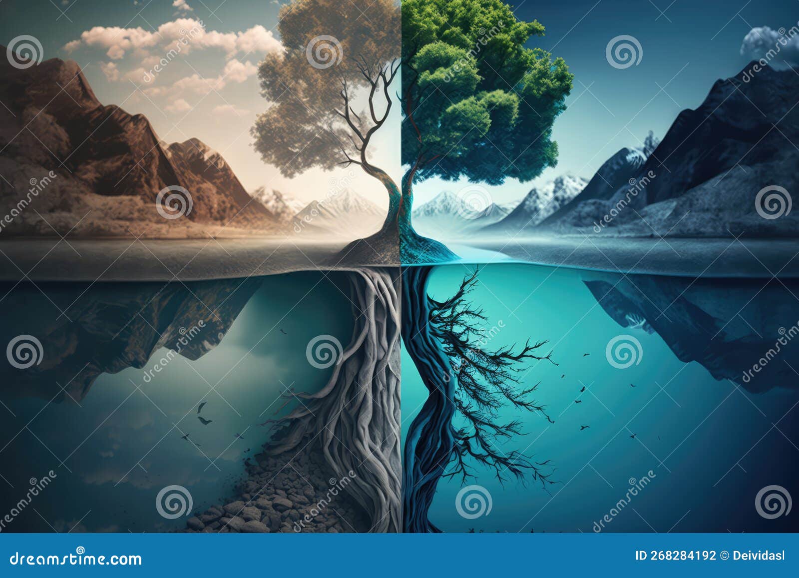 Impact of Human Industrial Activity on the Planet Earth. Generative Ai ...