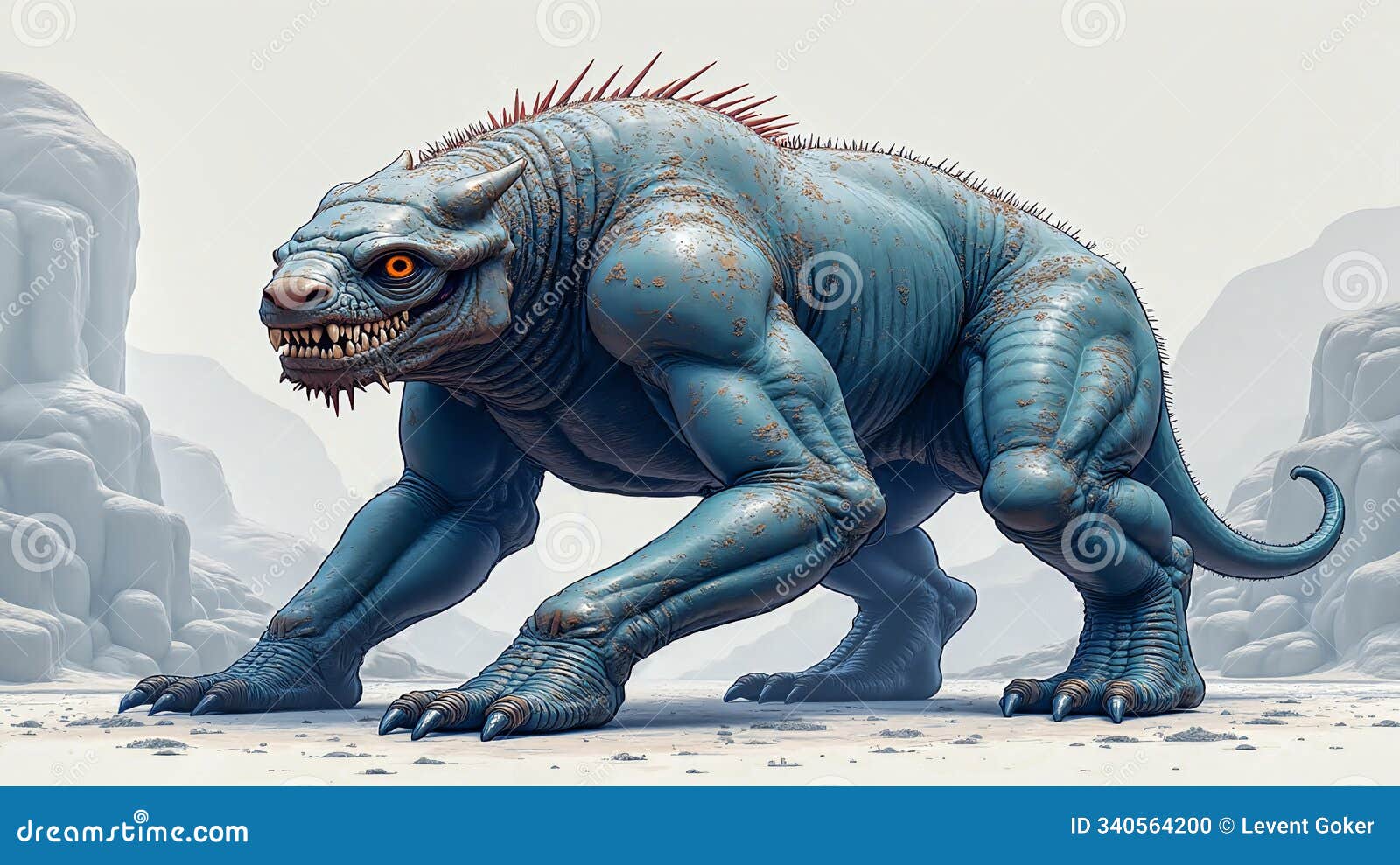 Imaginary Creature Or Monster Vector Cartoon | CartoonDealer.com #43253203