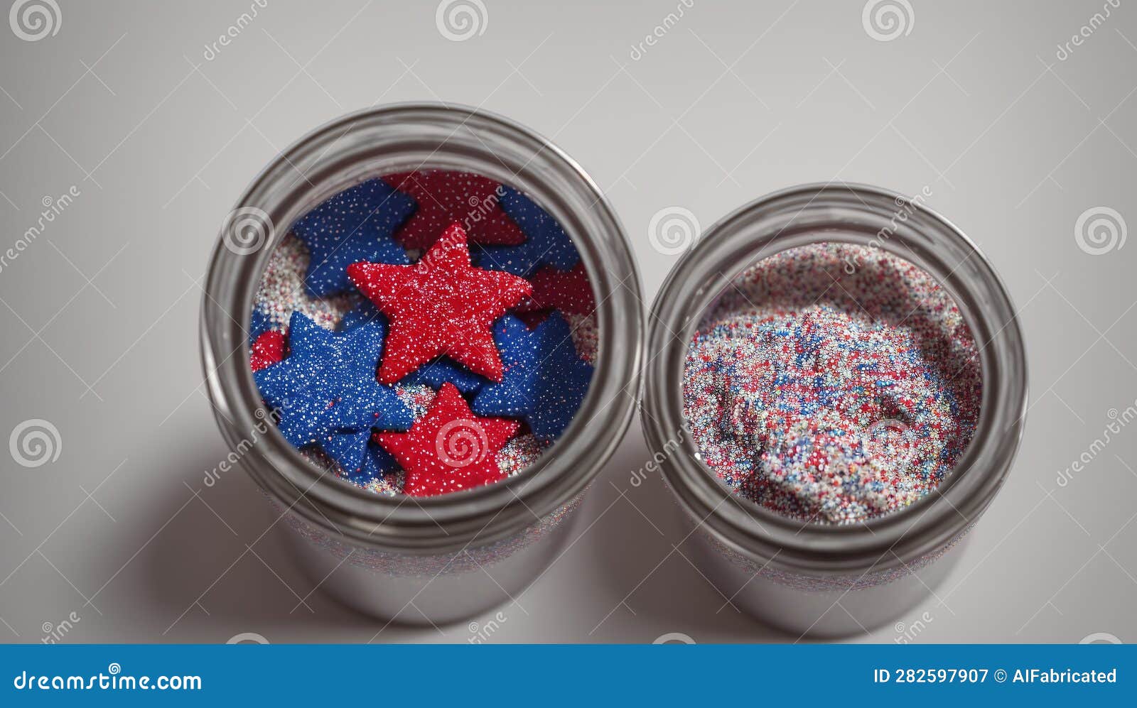 A Depiction of an Inspiring and Radiant Image of Two Jars of Sprinkles ...