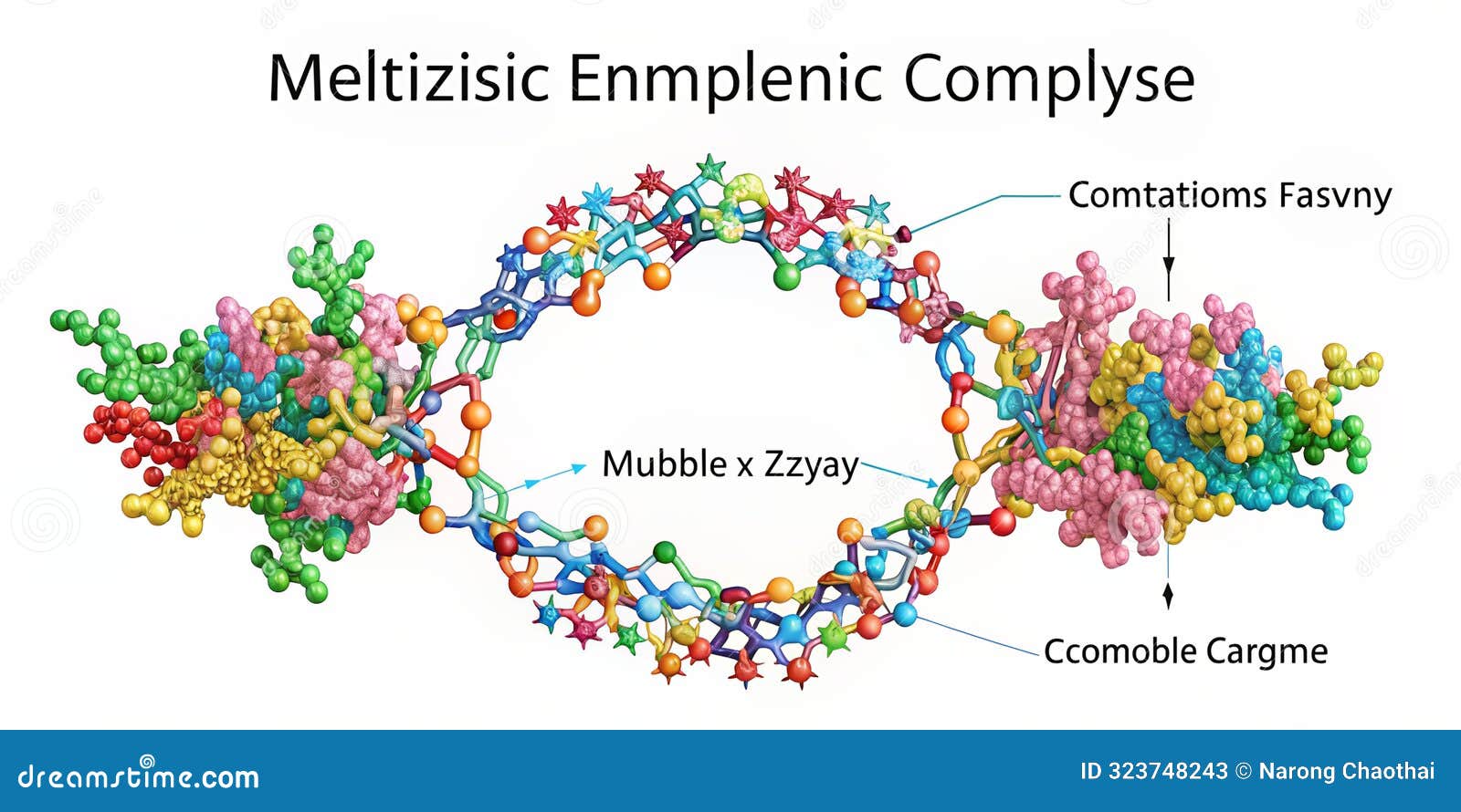 Depiction of a Multienzyme Complex Illustrating the Coordinated ...