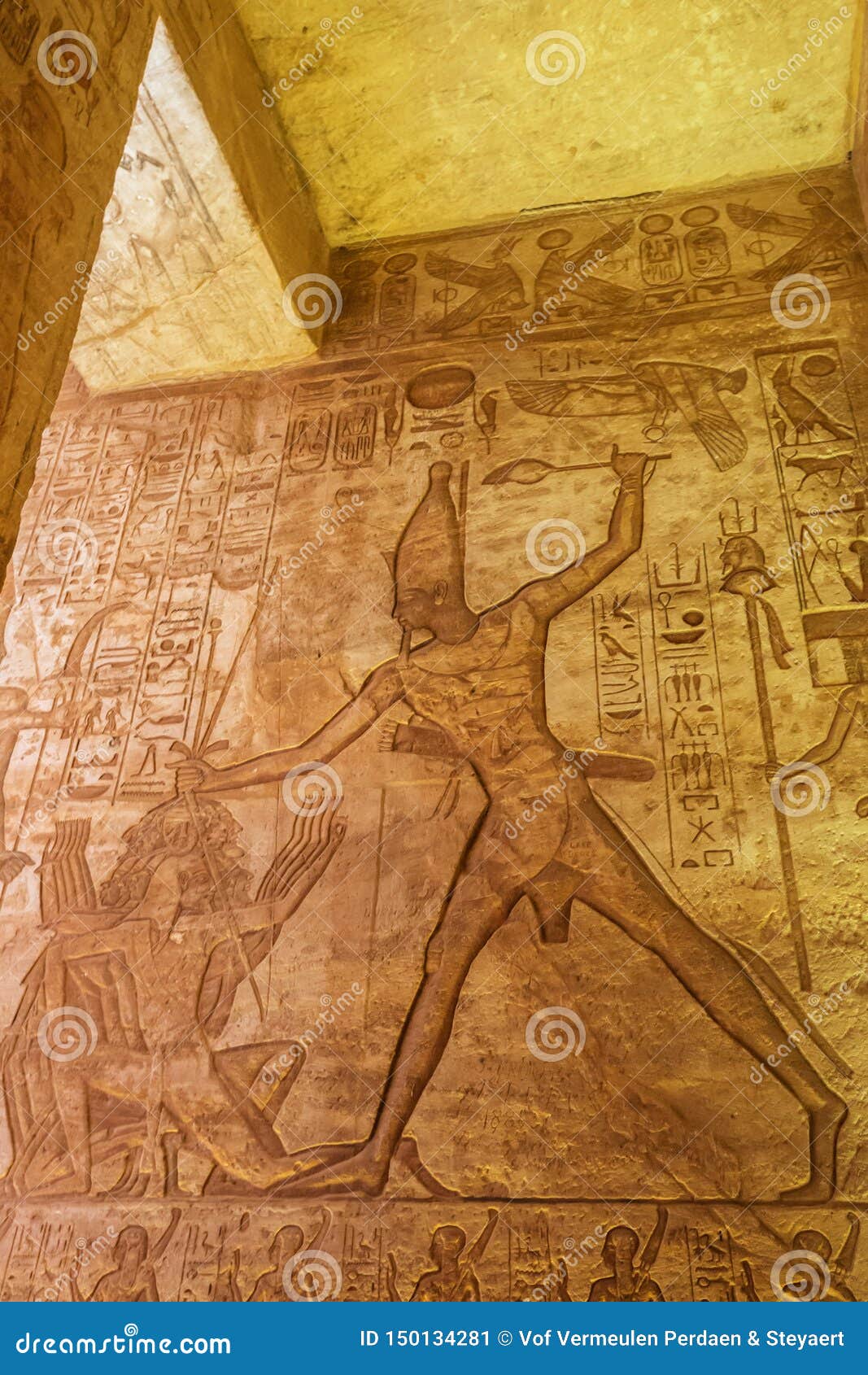 Depiction of Ramesses II Killing an Enemy Stock Image - Image of nile ... Depiction of Ramesses II Killing an Enemy Stock Image - Image of nile ...