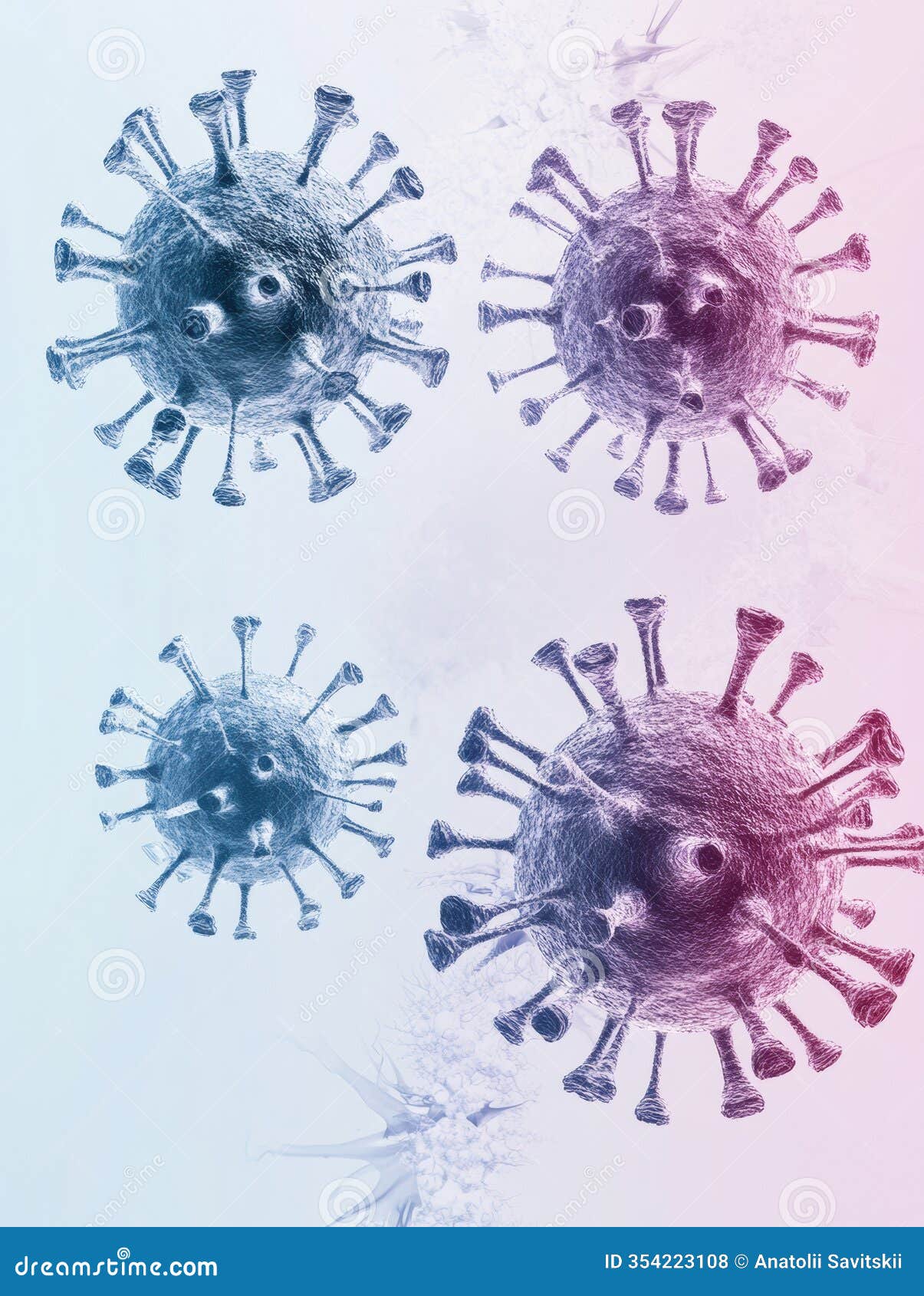 Progression of Virus Forms Illustrated from Simple To Complex ...