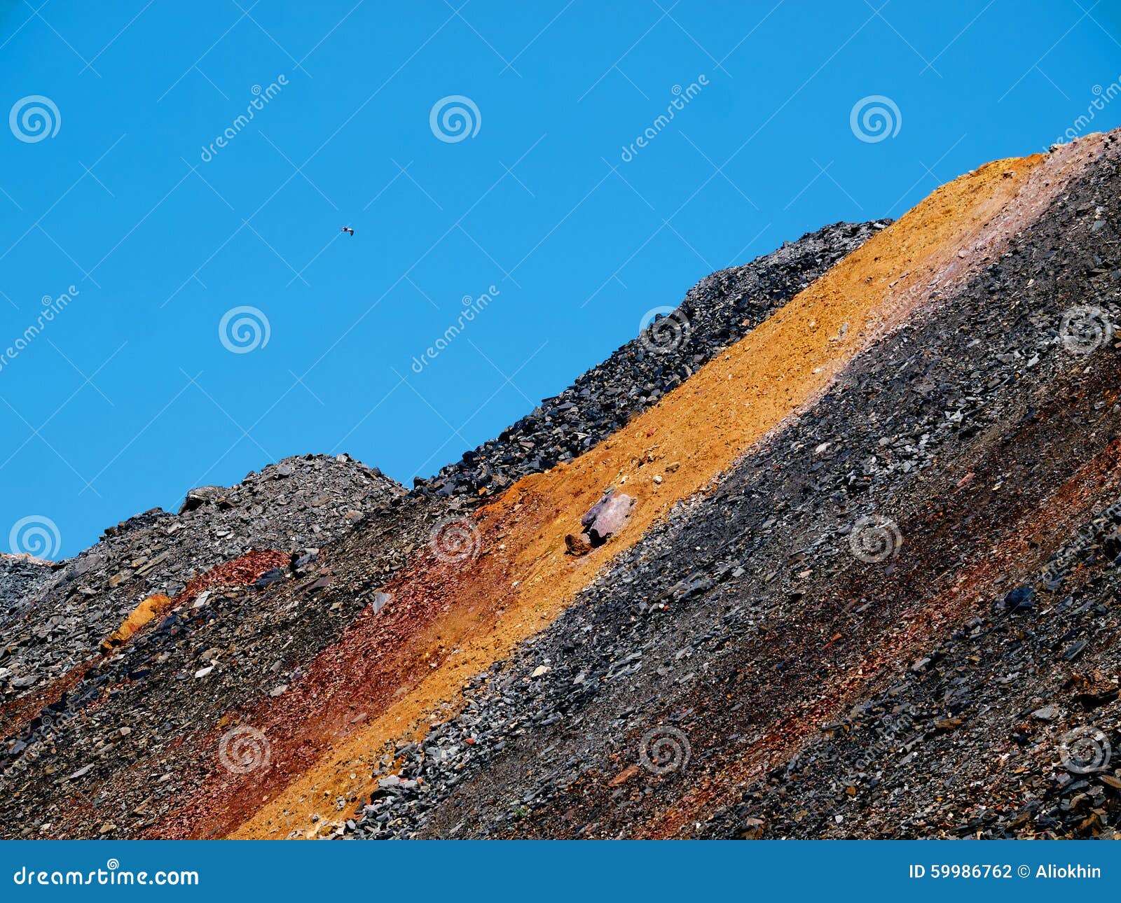 Depleted iron ore stock photo. Image of industrial, open - 59986762
