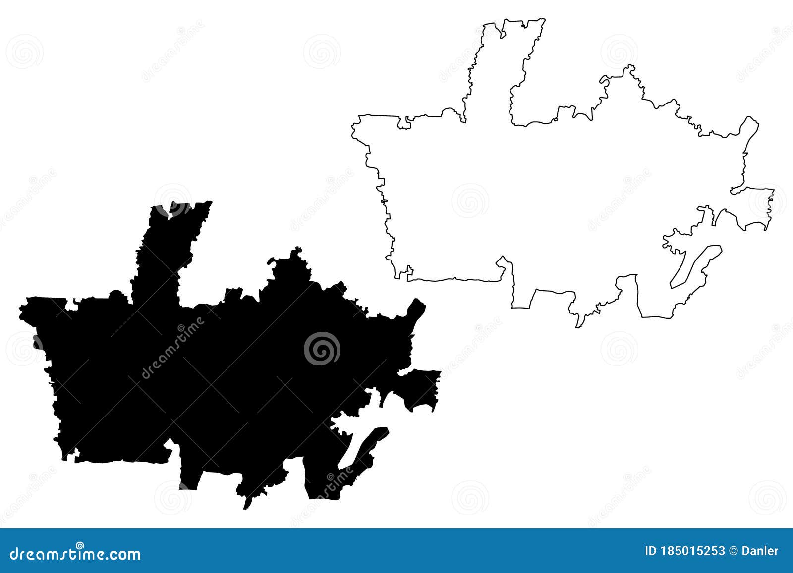 Depok City Republic of Indonesia, Java Island Map Vector Illustration ...